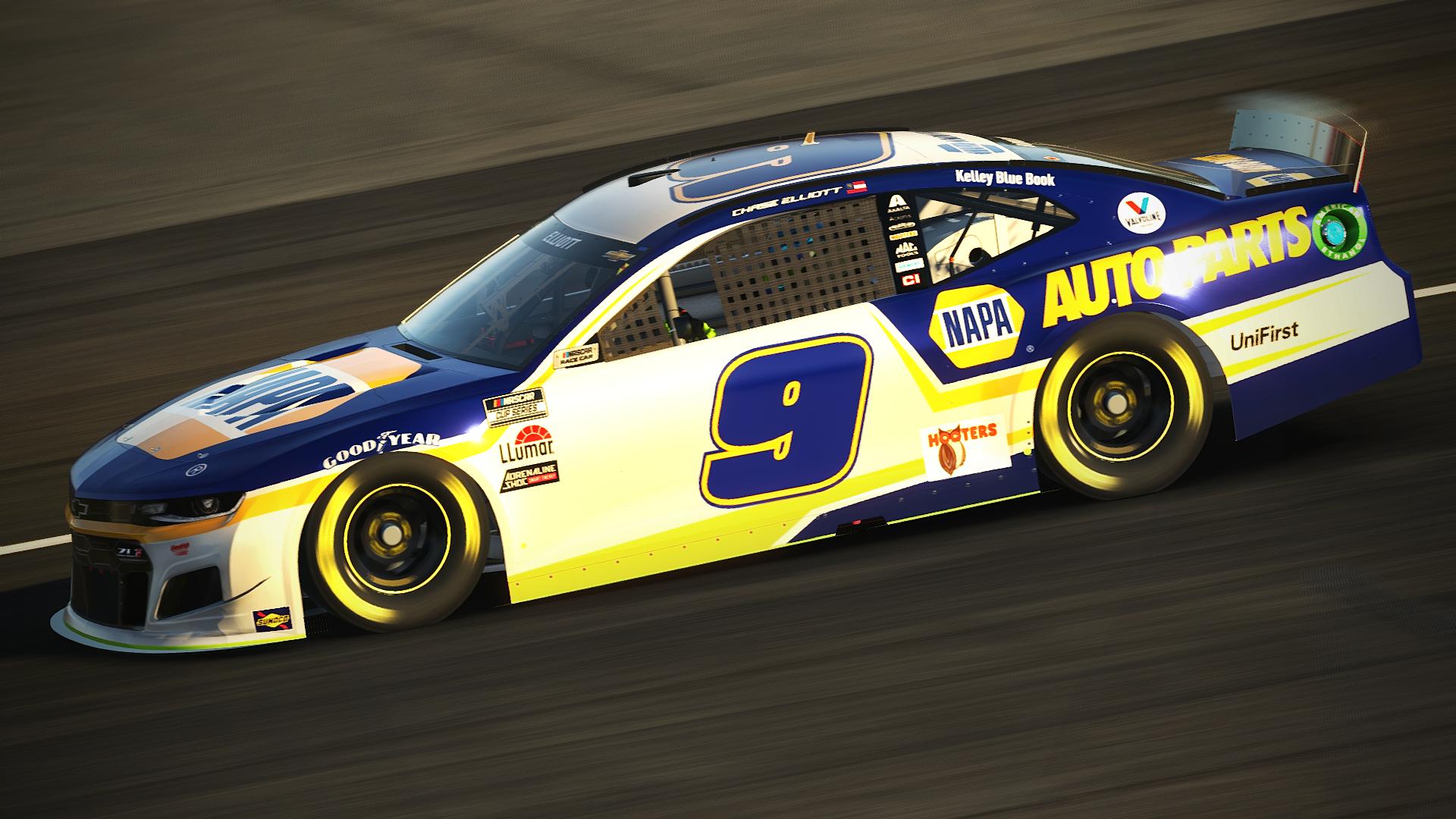 2021 Chase Elliott NAPA Camaro by Justin Rowden - Trading Paints