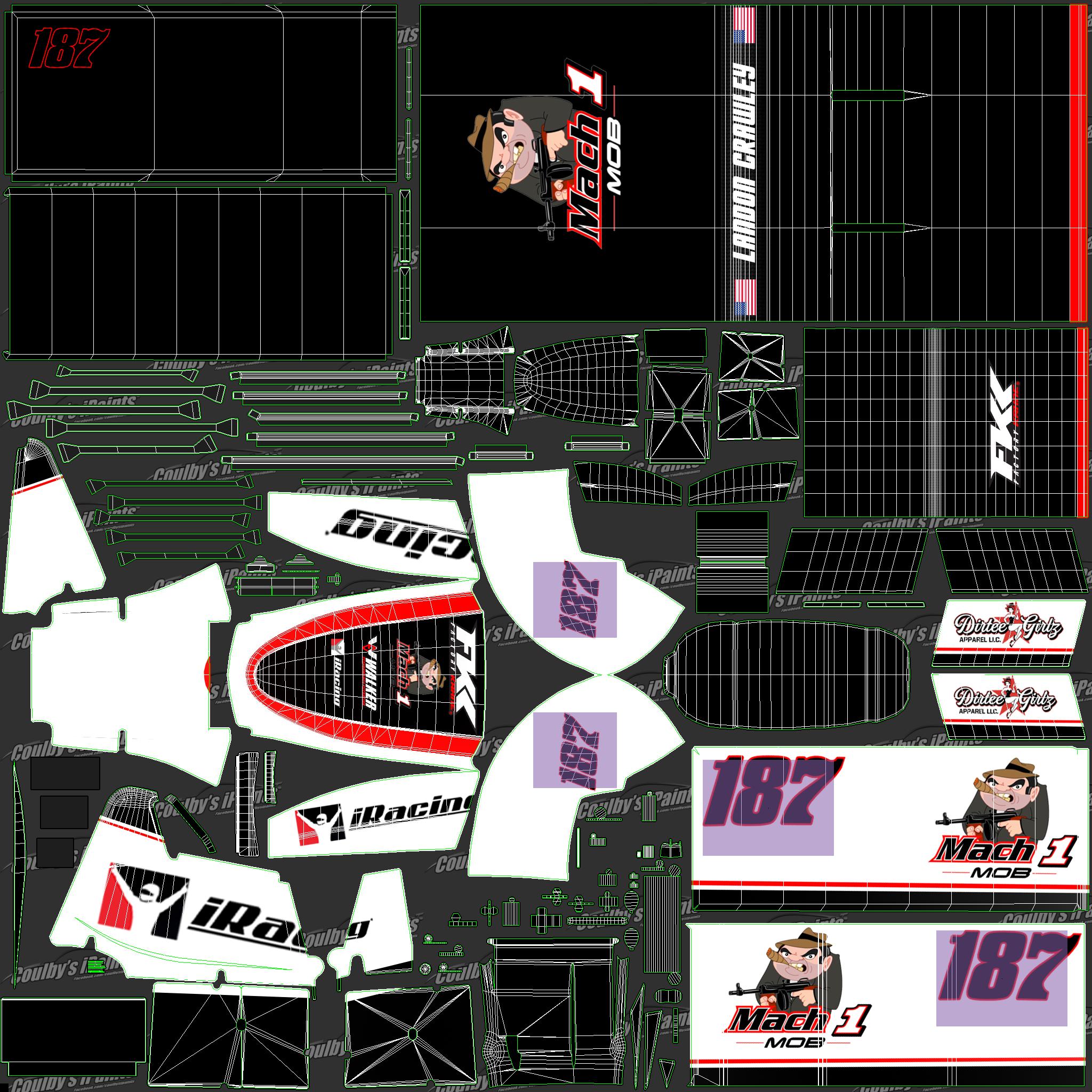 MACH 1 MOB /W # by Landon C. - Trading Paints