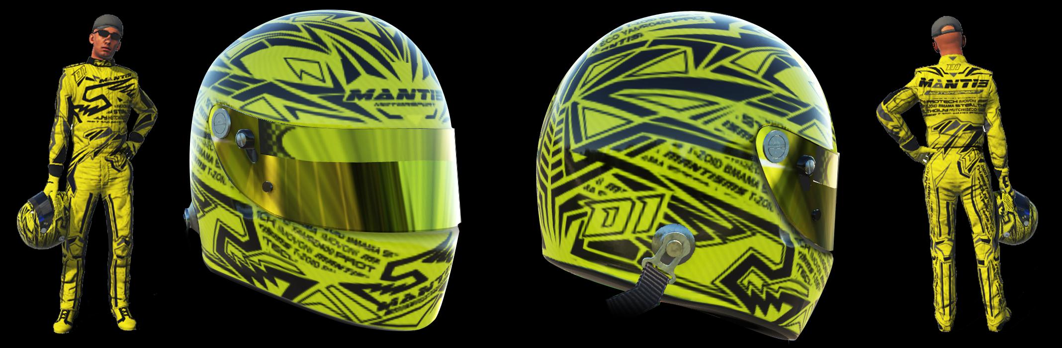 BMW M8 GTE YELLOW CARBON by Kirk S. - Trading Paints