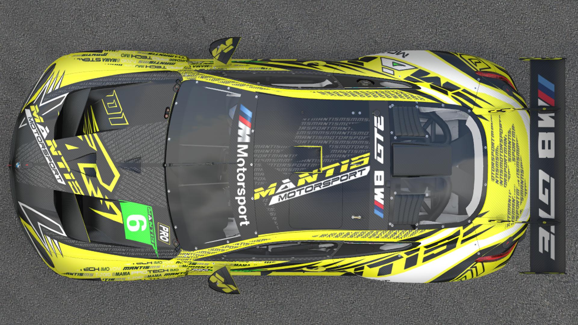 BMW M8 GTE YELLOW CARBON by Kirk S. - Trading Paints