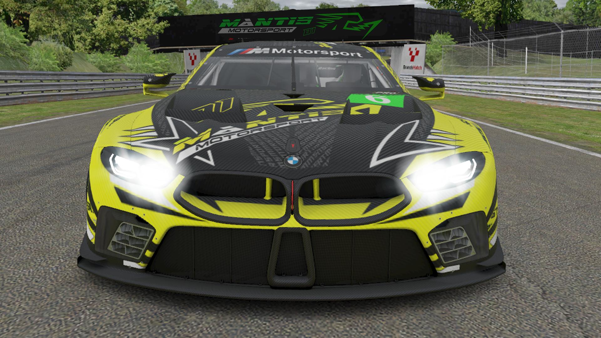 BMW M8 GTE YELLOW CARBON by Kirk S. - Trading Paints