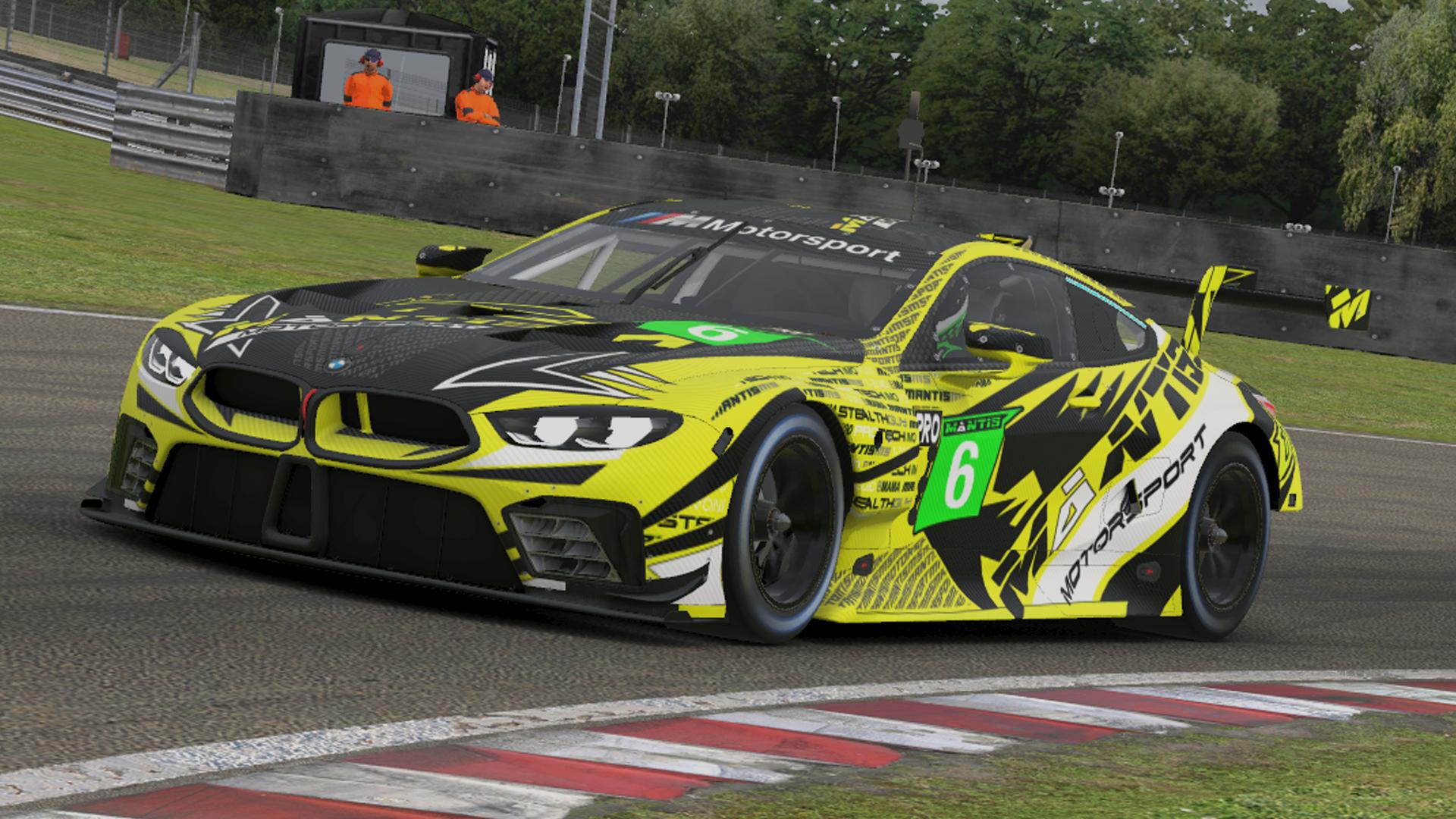 BMW M8 GTE YELLOW CARBON by Kirk S. - Trading Paints
