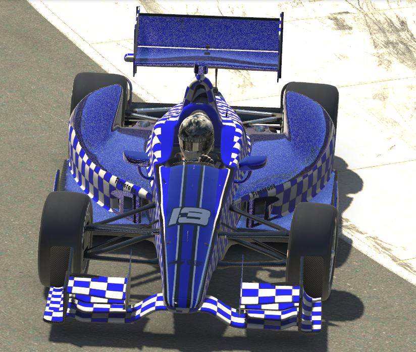 Blue Checks by Danny Chandler - Trading Paints