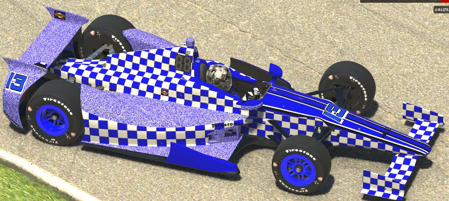 Blue Checks 5 by Danny Chandler - Trading Paints