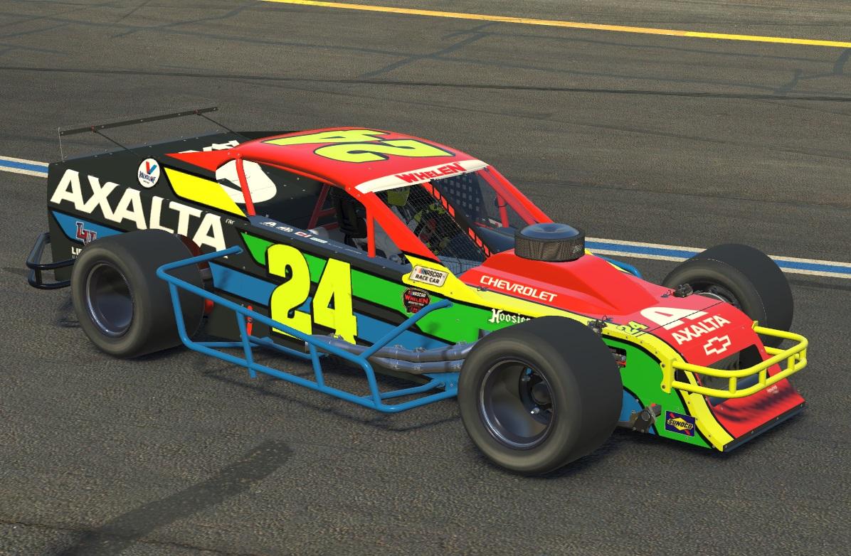 2021 William Byron Axalta Modified by Derek Gilray - Trading Paints