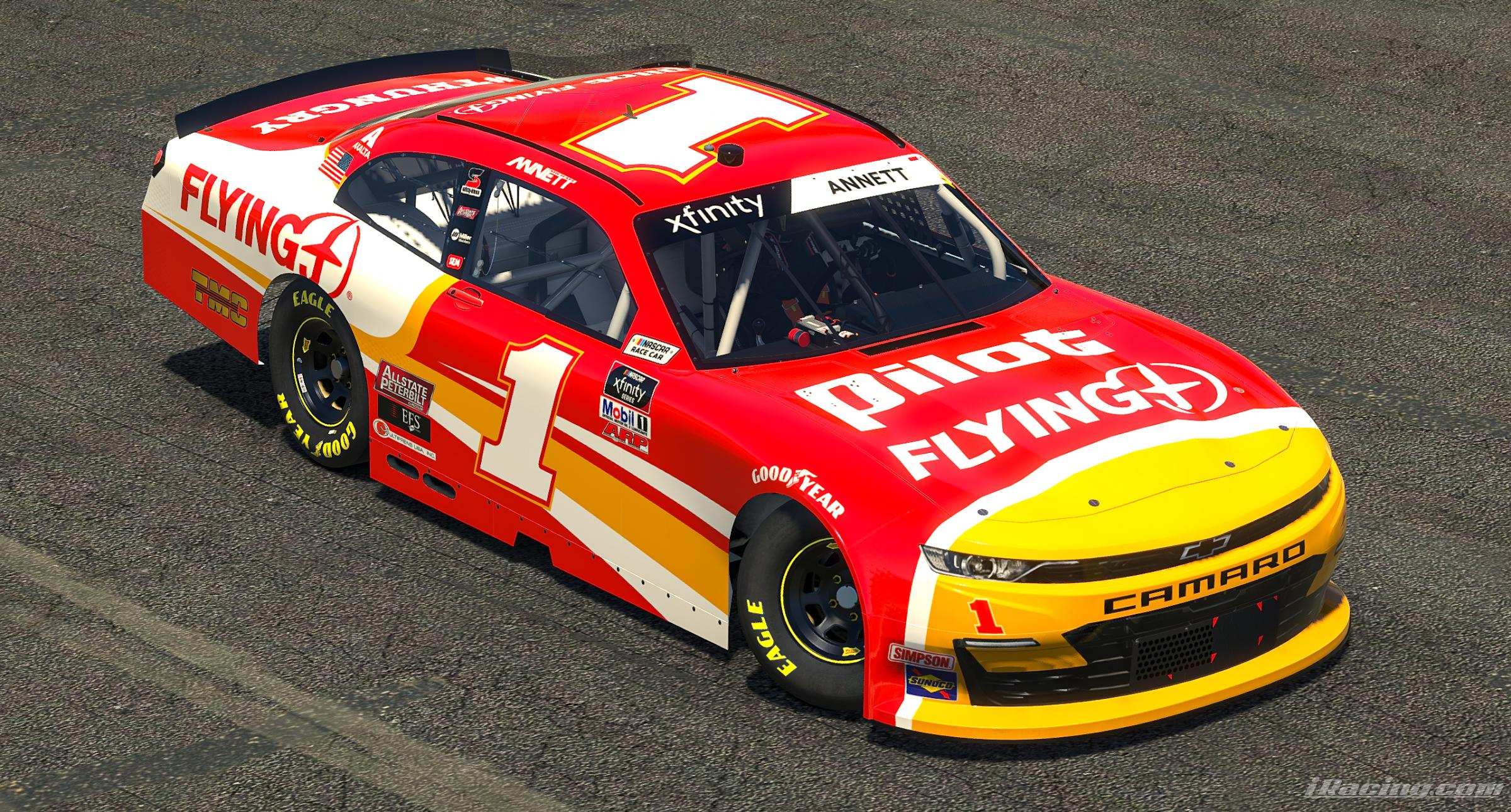 2021 Michael Annett Pilot Flying J Camaro (No #s) by Ryan A Williams ...