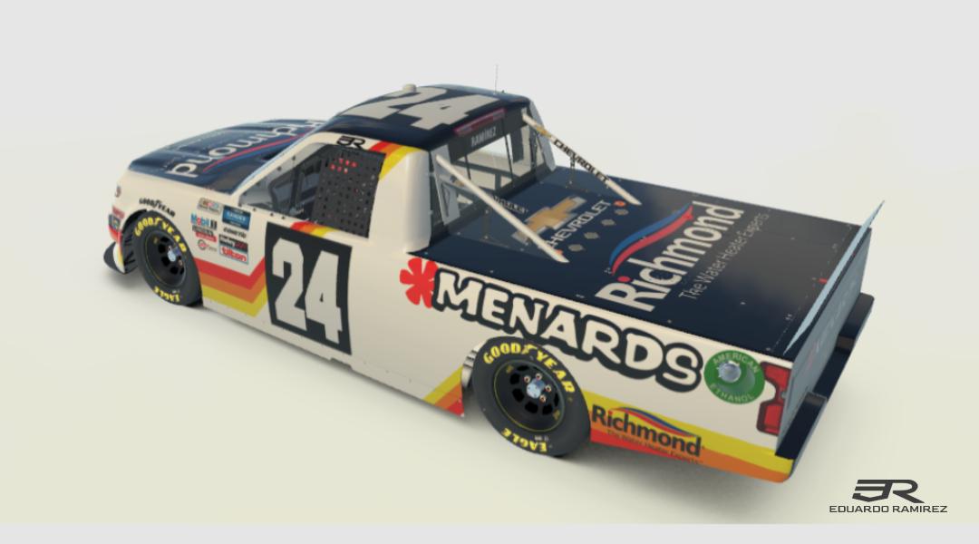 Menards Throwback 2015 Chevrolet Silverado No # by Eduardo Ramírez ...