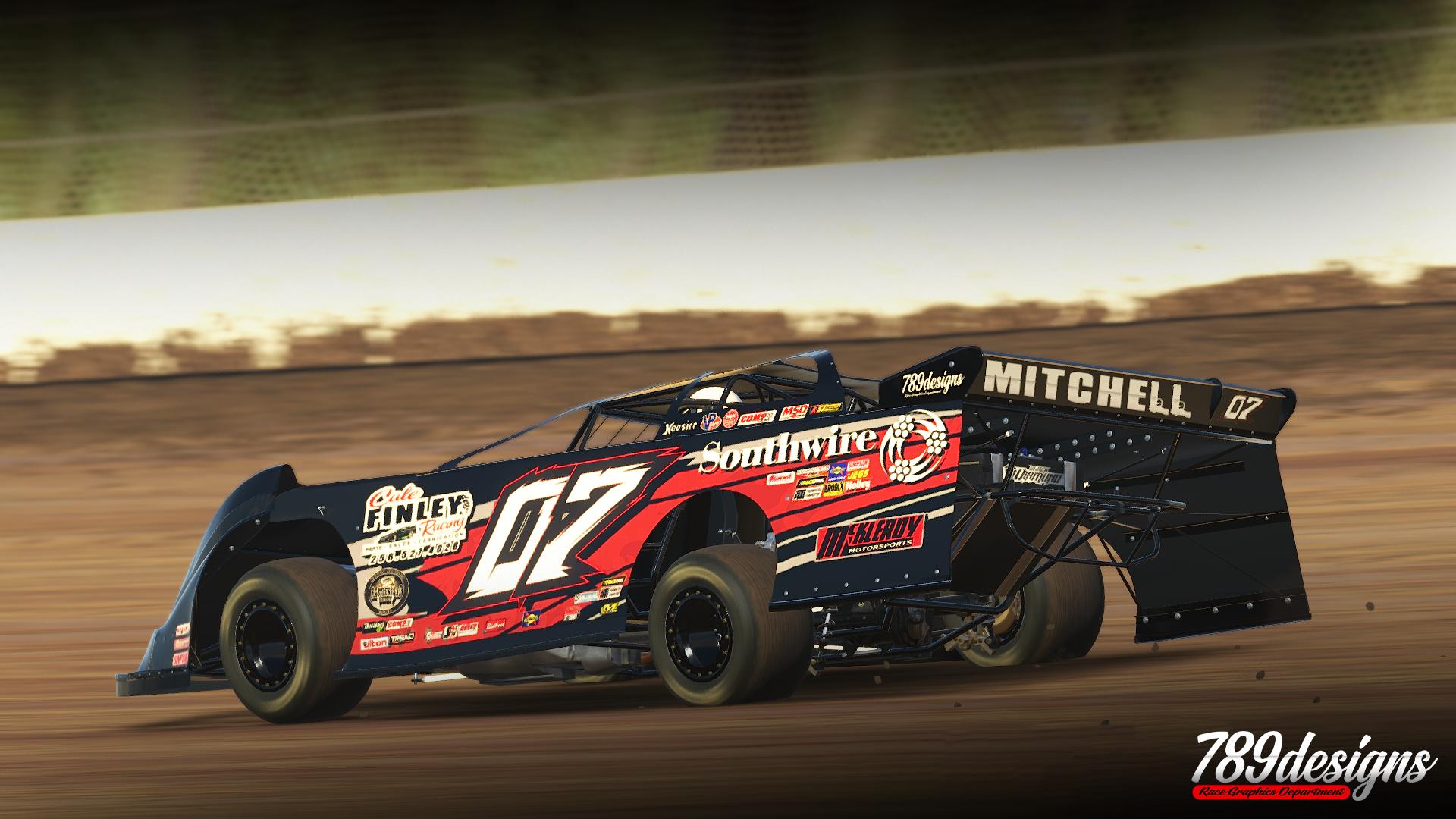 Mark Mitchell Dirt Late Model by Garrett Marshall - Trading Paints