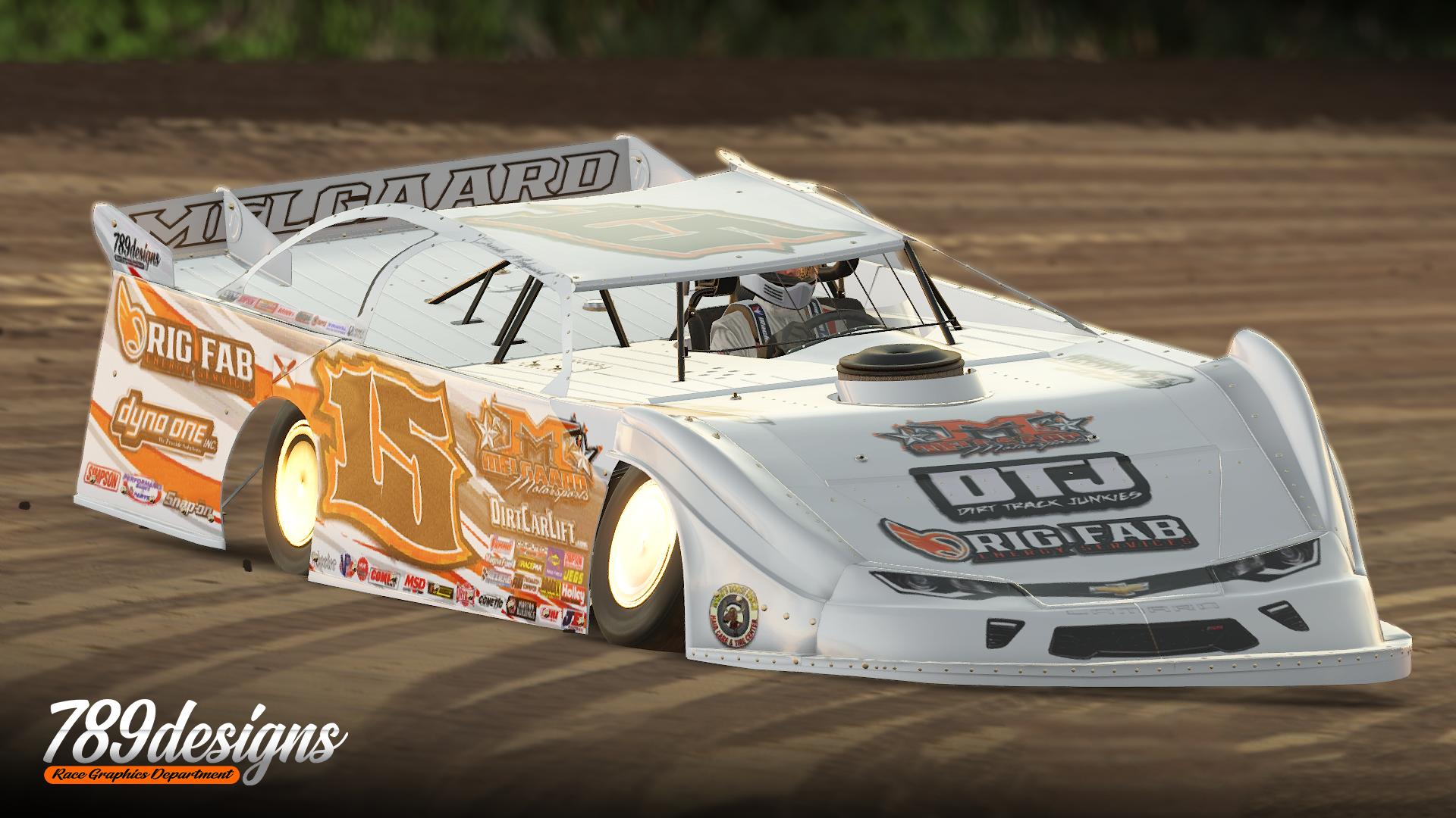 Swede Melgaard Dirt Late Model WOG by Garrett Marshall - Trading Paints
