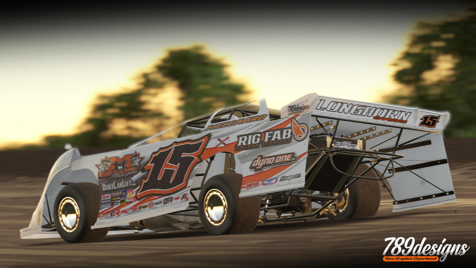 Swede Melgaard Dirt Late Model WOG by Garrett Marshall - Trading Paints