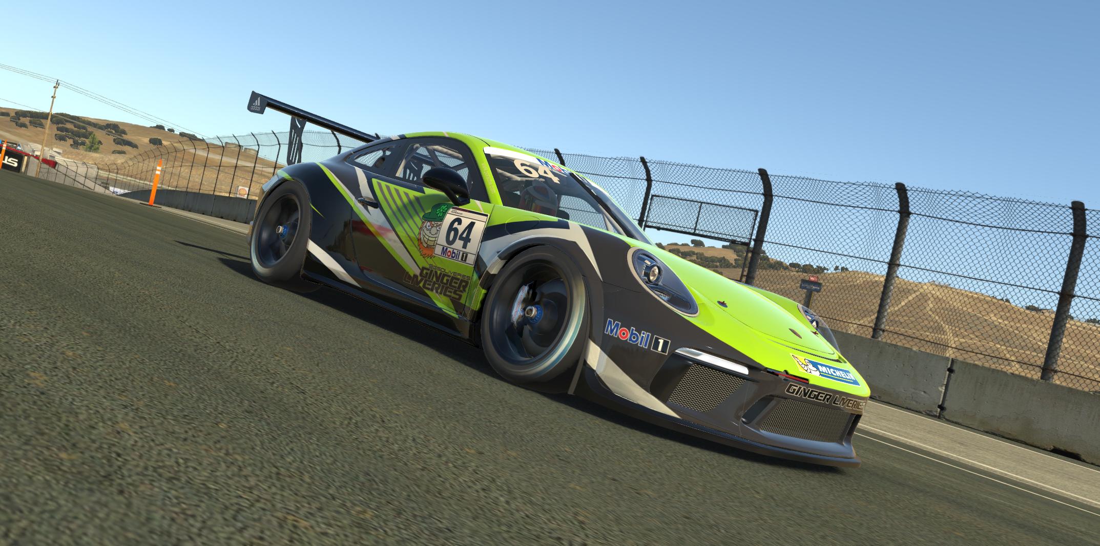 Lime Gt3 Cup, Custom livery by Rick W. - Trading Paints