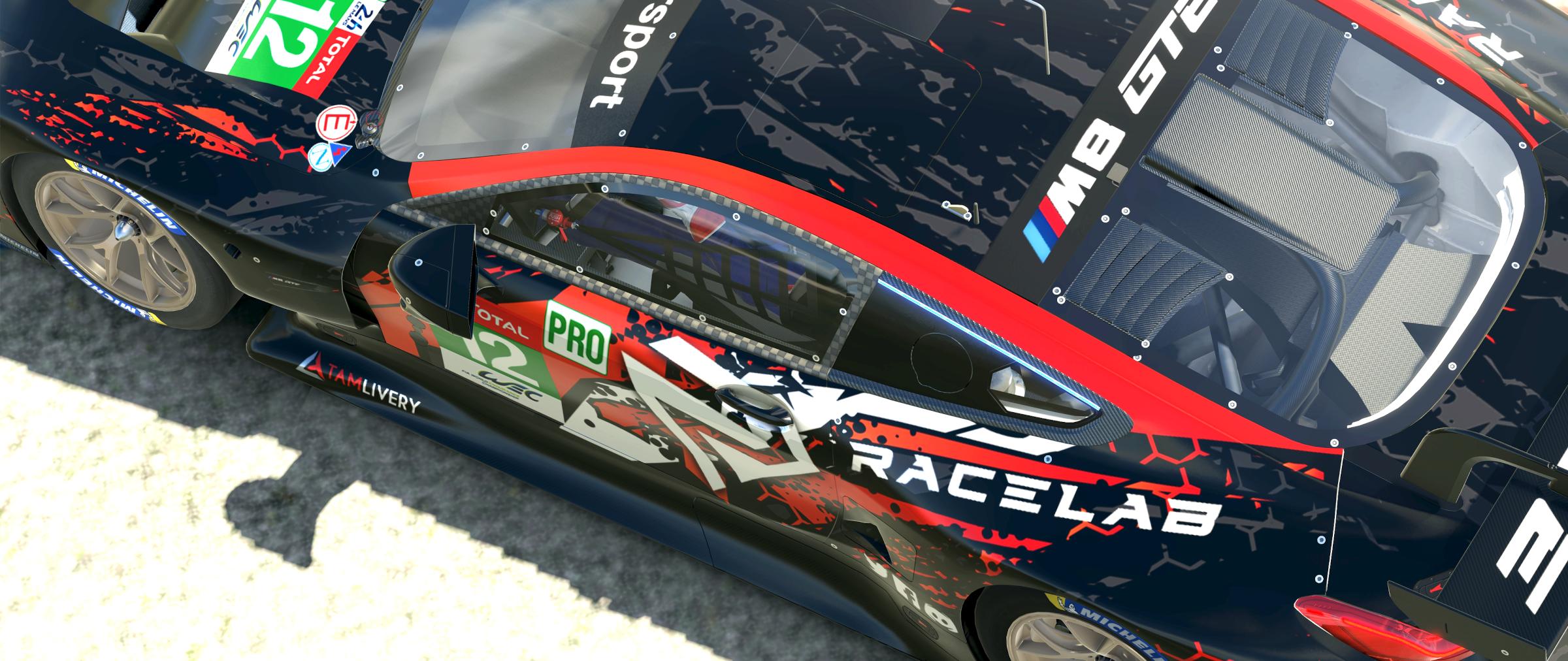 BMW M8 GTE Racelab Livery by Krisztián Kónya - Trading Paints