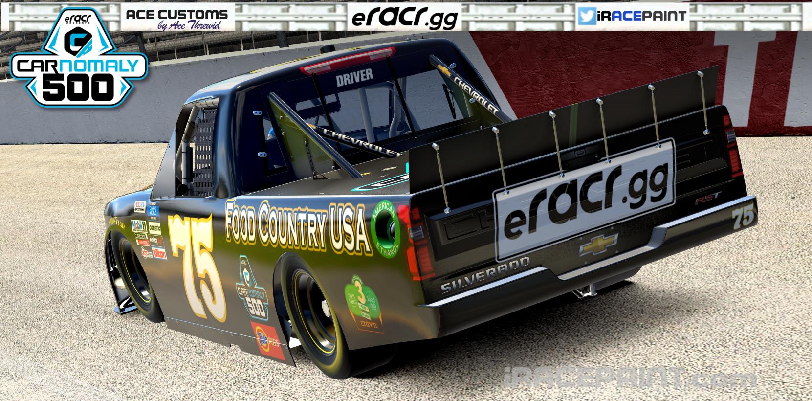 #75 Food Country USA / Tide / eracr.gg Chevy - Parker Kligerman ...
