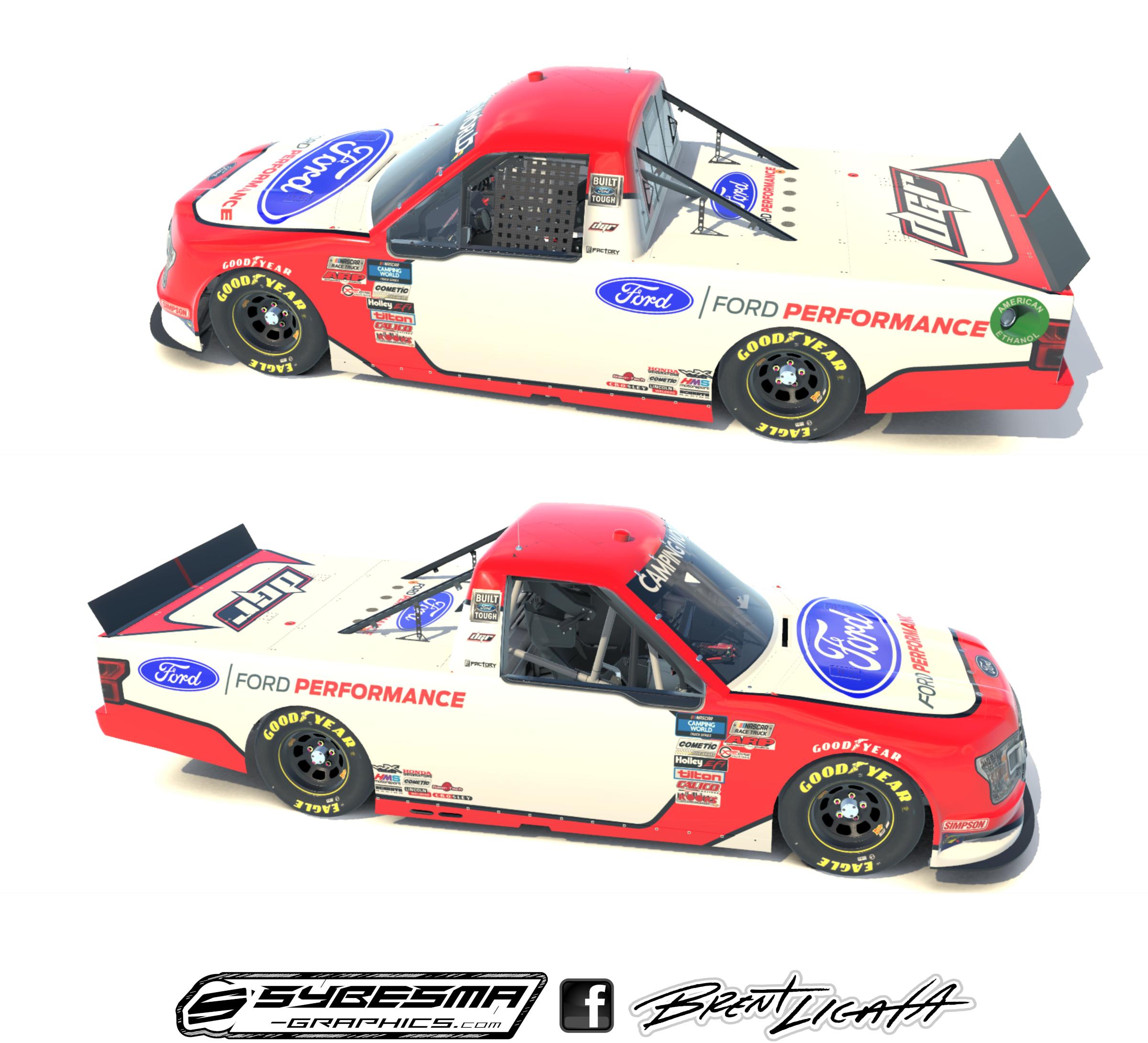 NCWTS Tanner Gray Ford Performance David Gilliland Racing 2021 by Brent ...