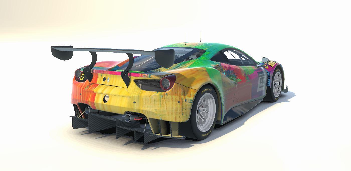 Ferrari 488 GT3 paint splodge by Neil White2 - Trading Paints