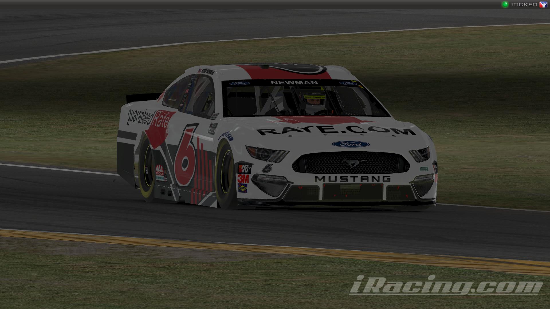 Ryan Newman #6 Guaranteed Rate 2021 NASCAR Cup Series by Ryan Broderick ...