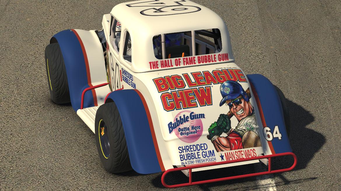 Big League Chew Gum Legends 34 by Joe Sisco - Trading Paints