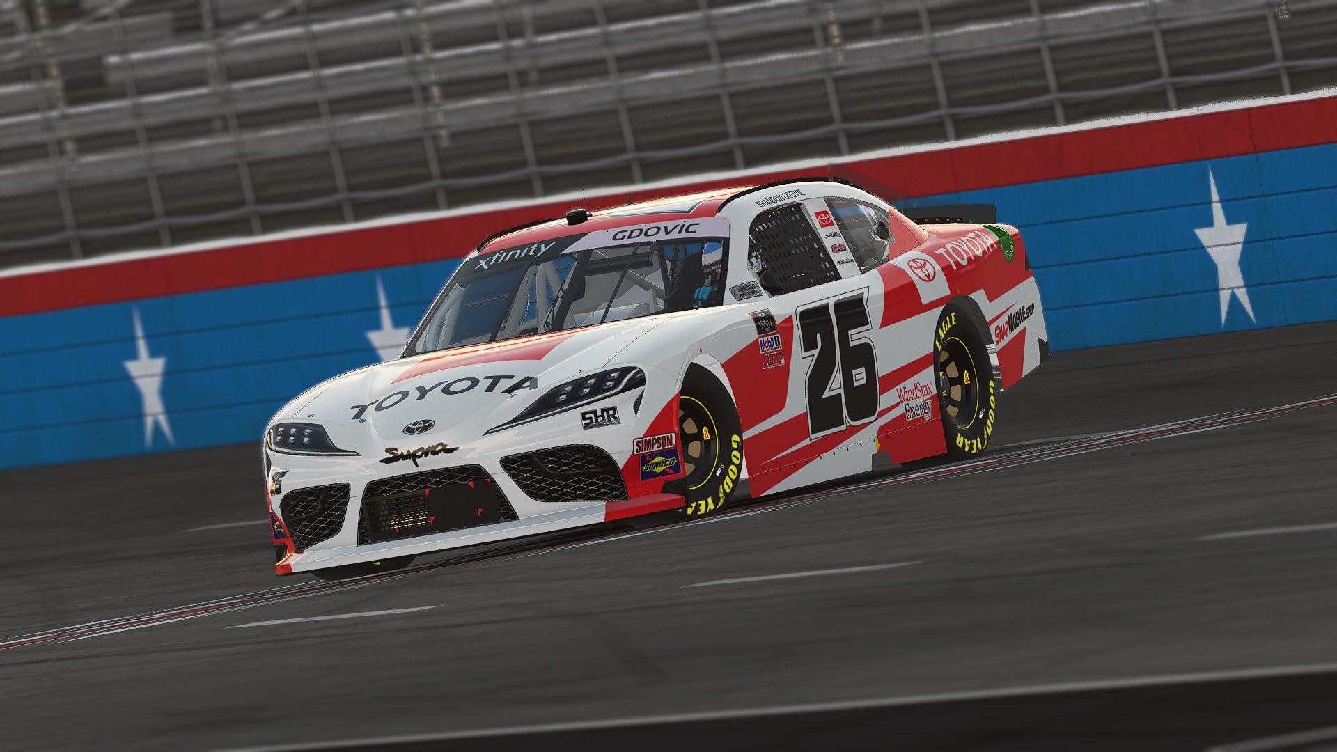 SHR Brandon Gdovic Toyota by Austin G Johnson - Trading Paints