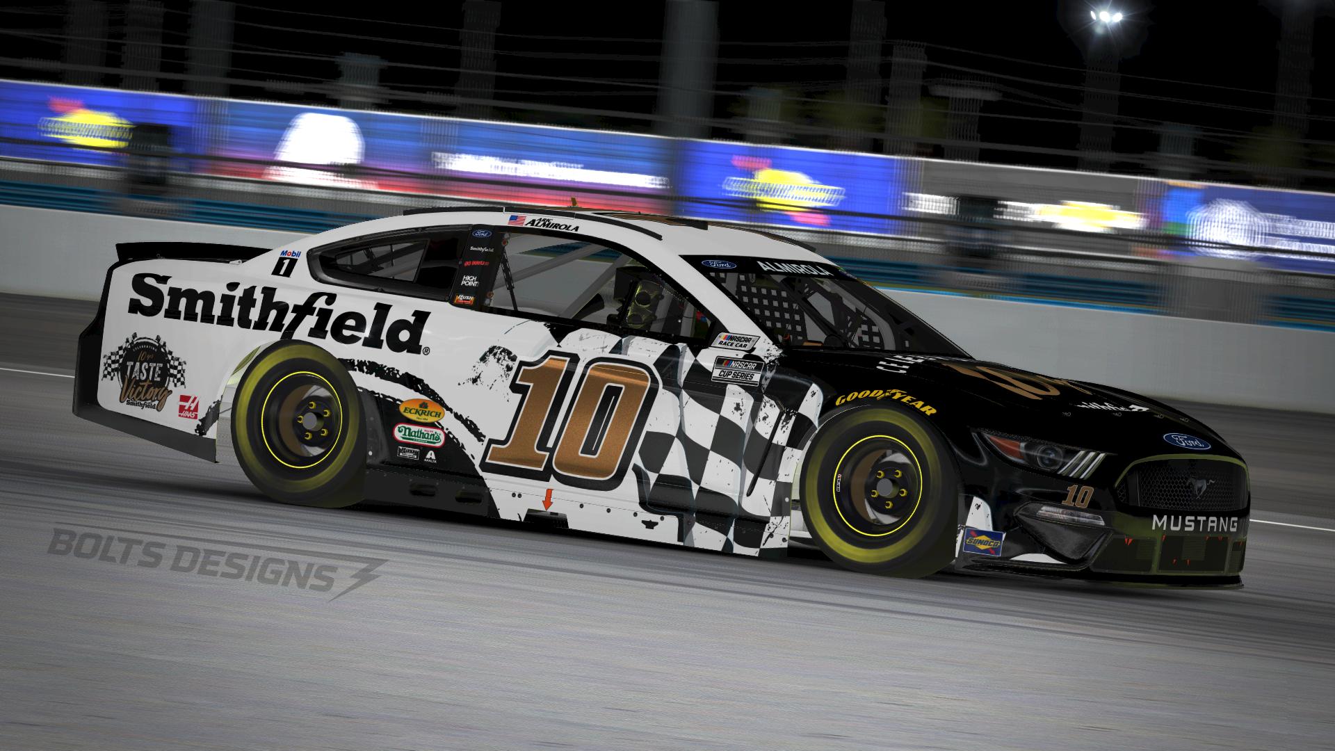 Aric Almirola 2021 Smithfield 10 Years (Numbered) by Roberto Ramirez ...