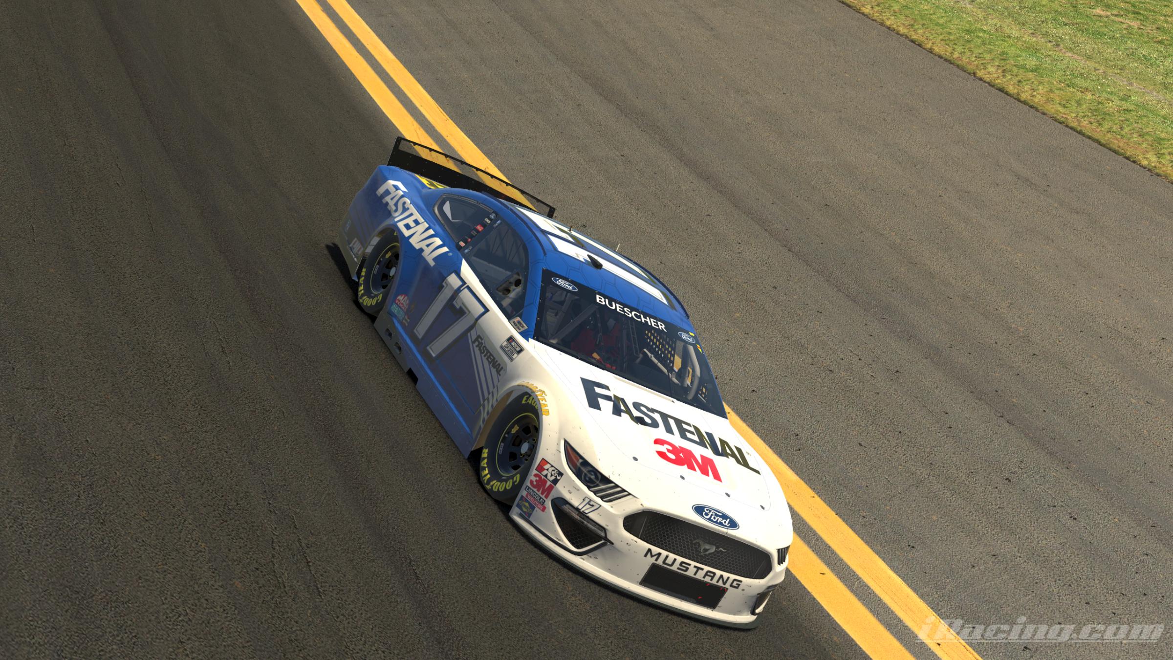 #17 Chris Buescher Fastenal Ford Mustang by Neil A Bateman - Trading Paints