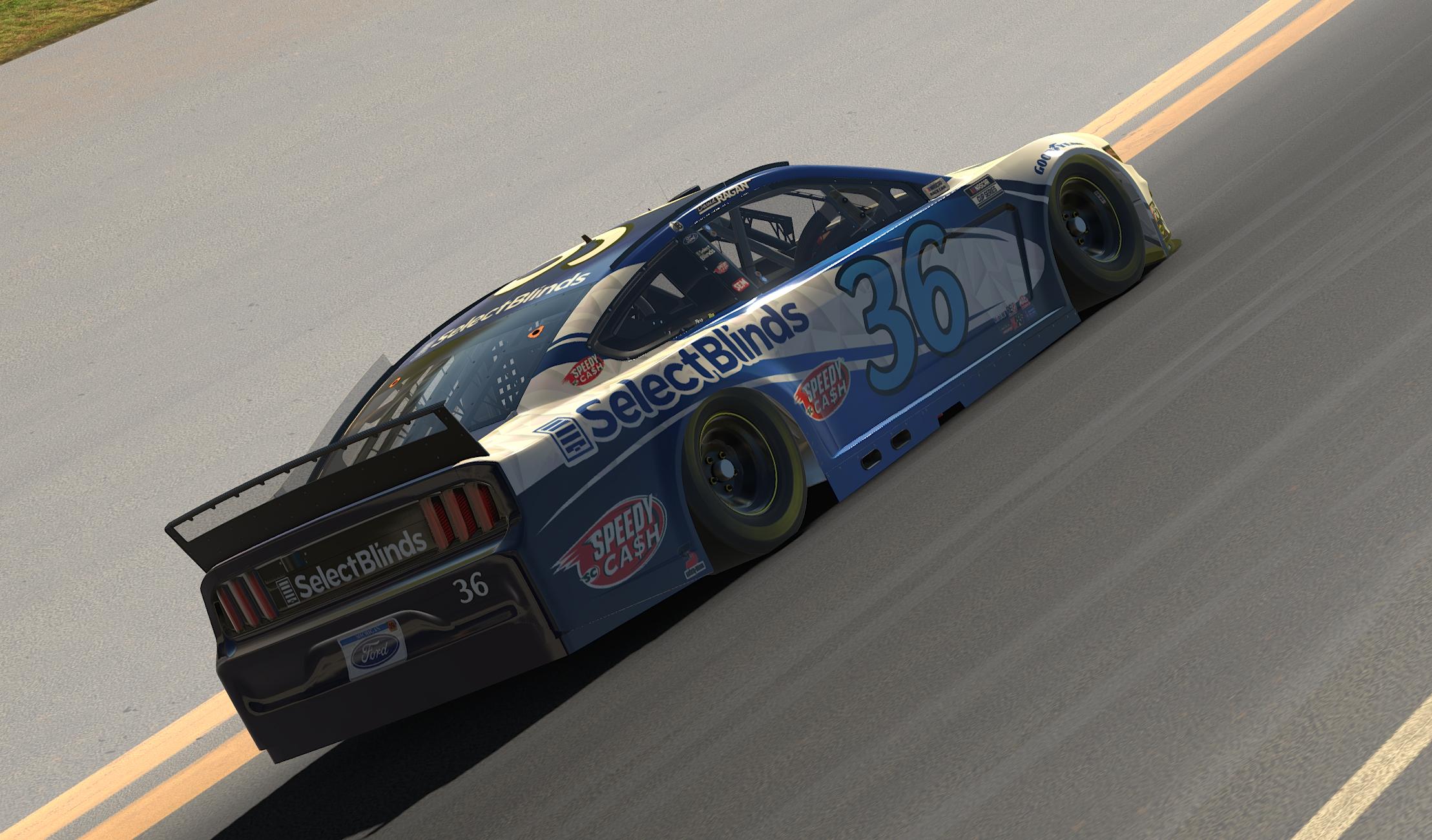 2021 #36 David Ragan Select Blinds by Brendan Langlois - Trading Paints