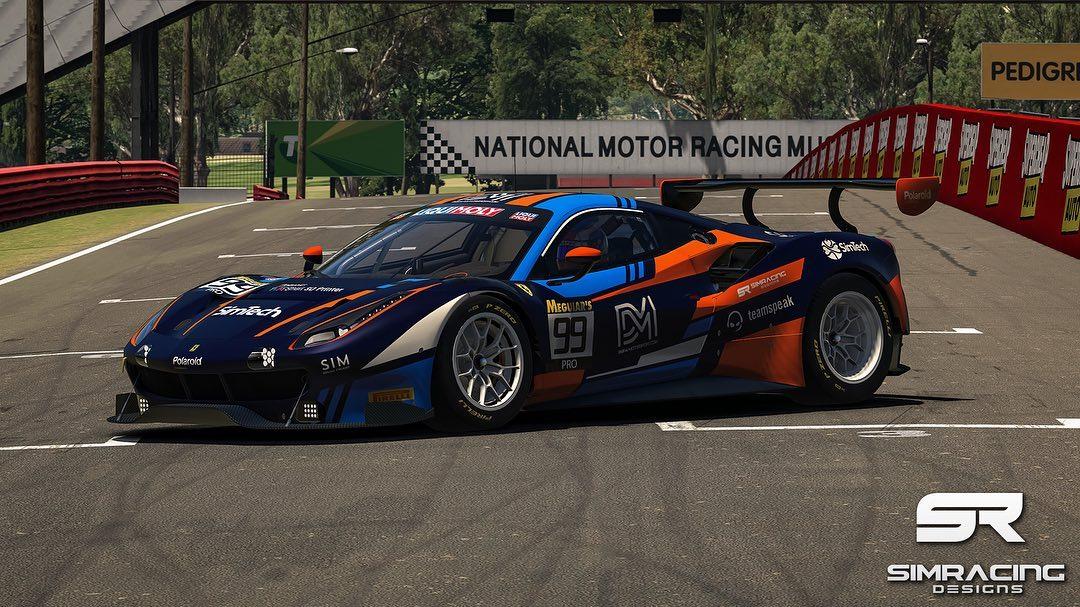 SimTech Ferrari GT3 by Shane P Burke - Trading Paints