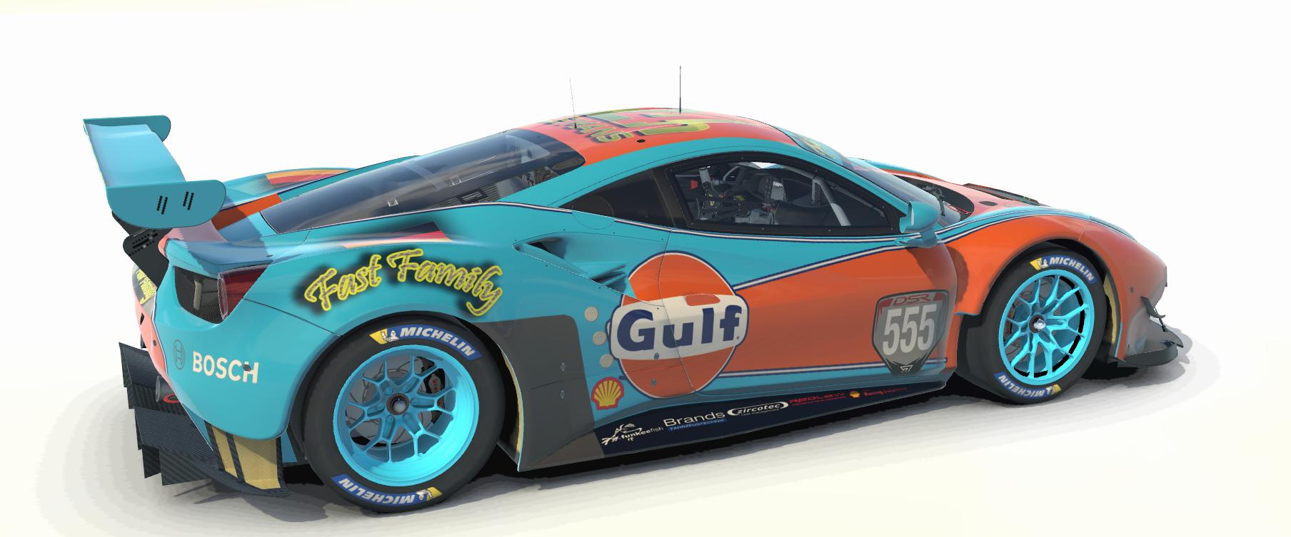 Ferrari 488 GTE Gulf by Willi Schneider - Trading Paints