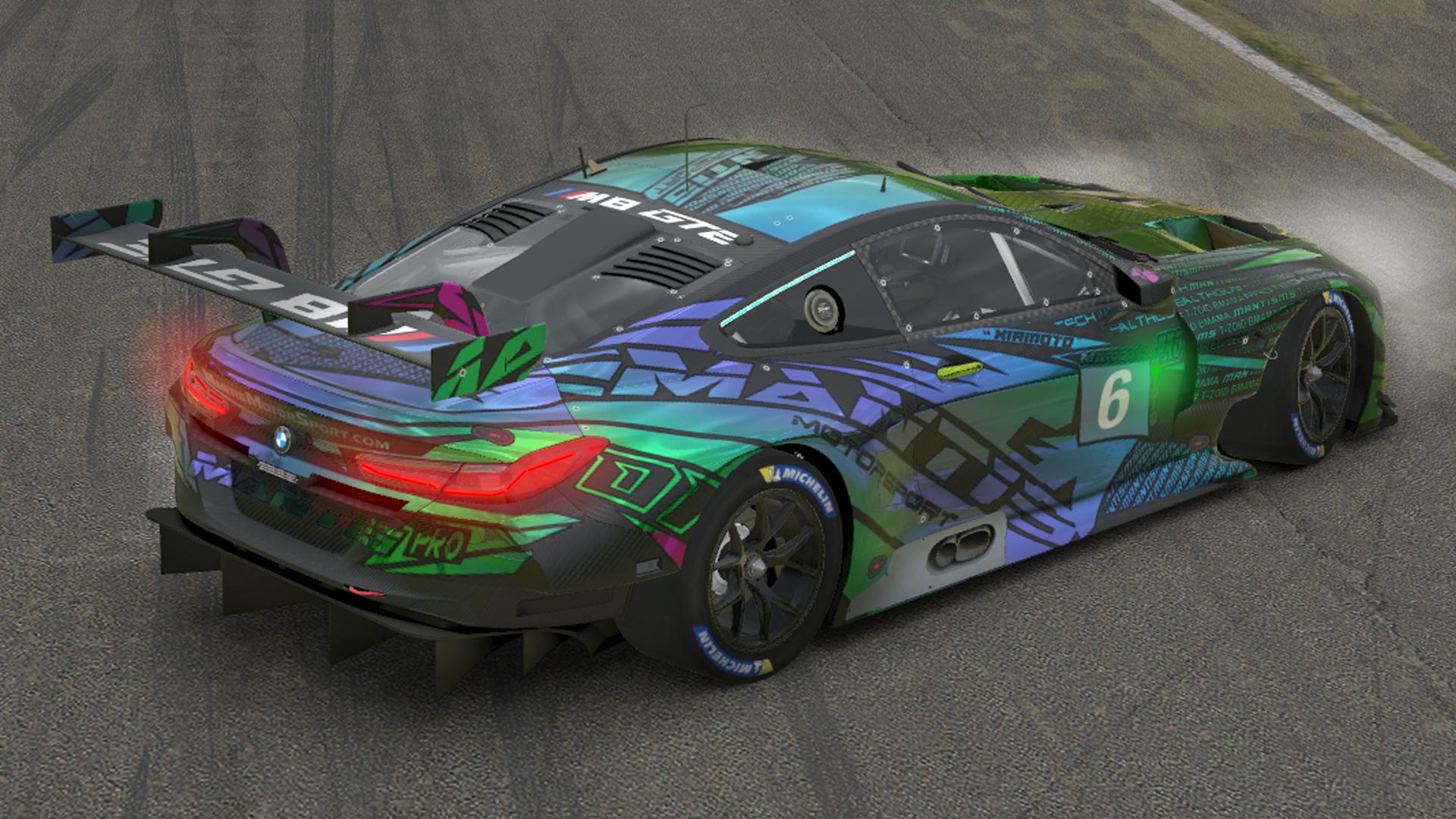 BMW M8 GTE RAINBOW CHROME 2 by Kirk S. - Trading Paints