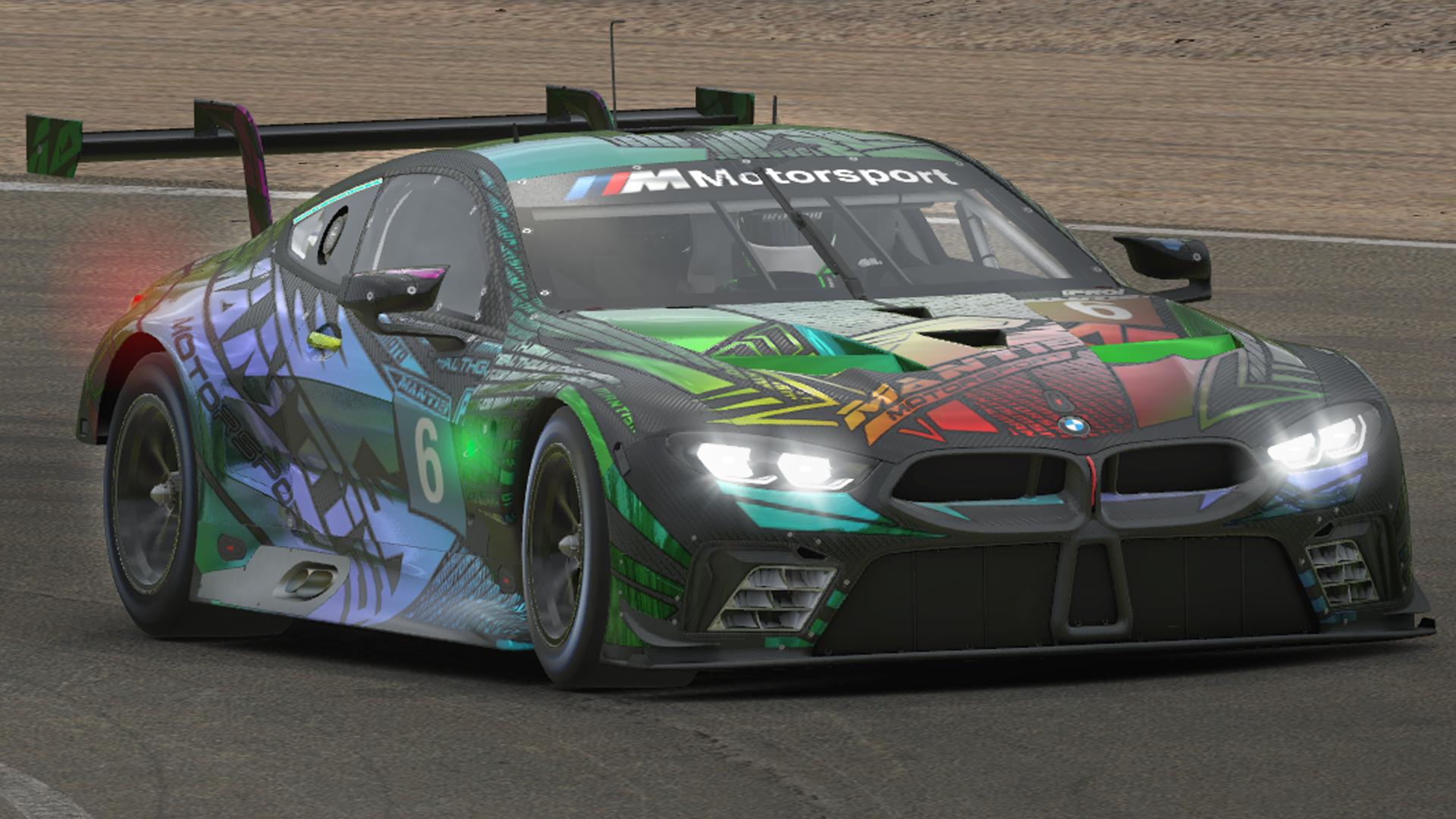BMW M8 GTE RAINBOW CHROME 2 by Kirk S. - Trading Paints