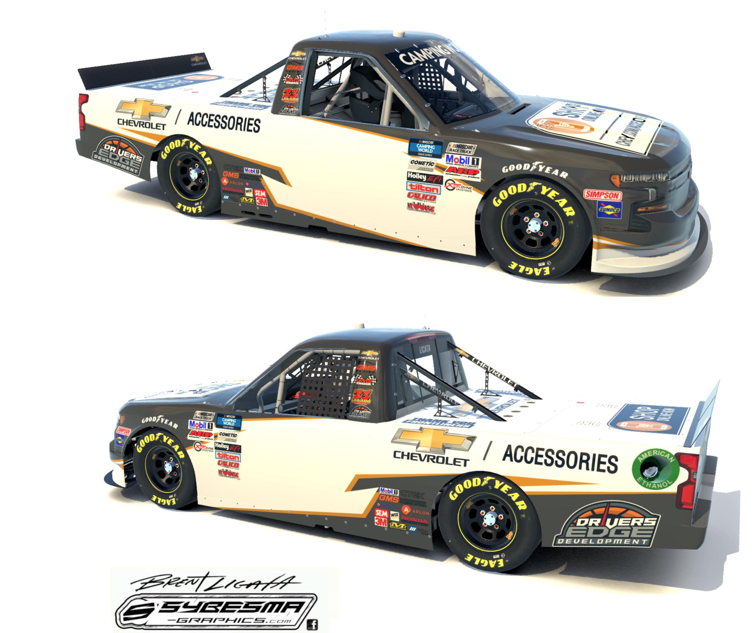 NCWTS Chevy Accessories Zane Smith GMSRacing 2021 by Brent Licata2 ...