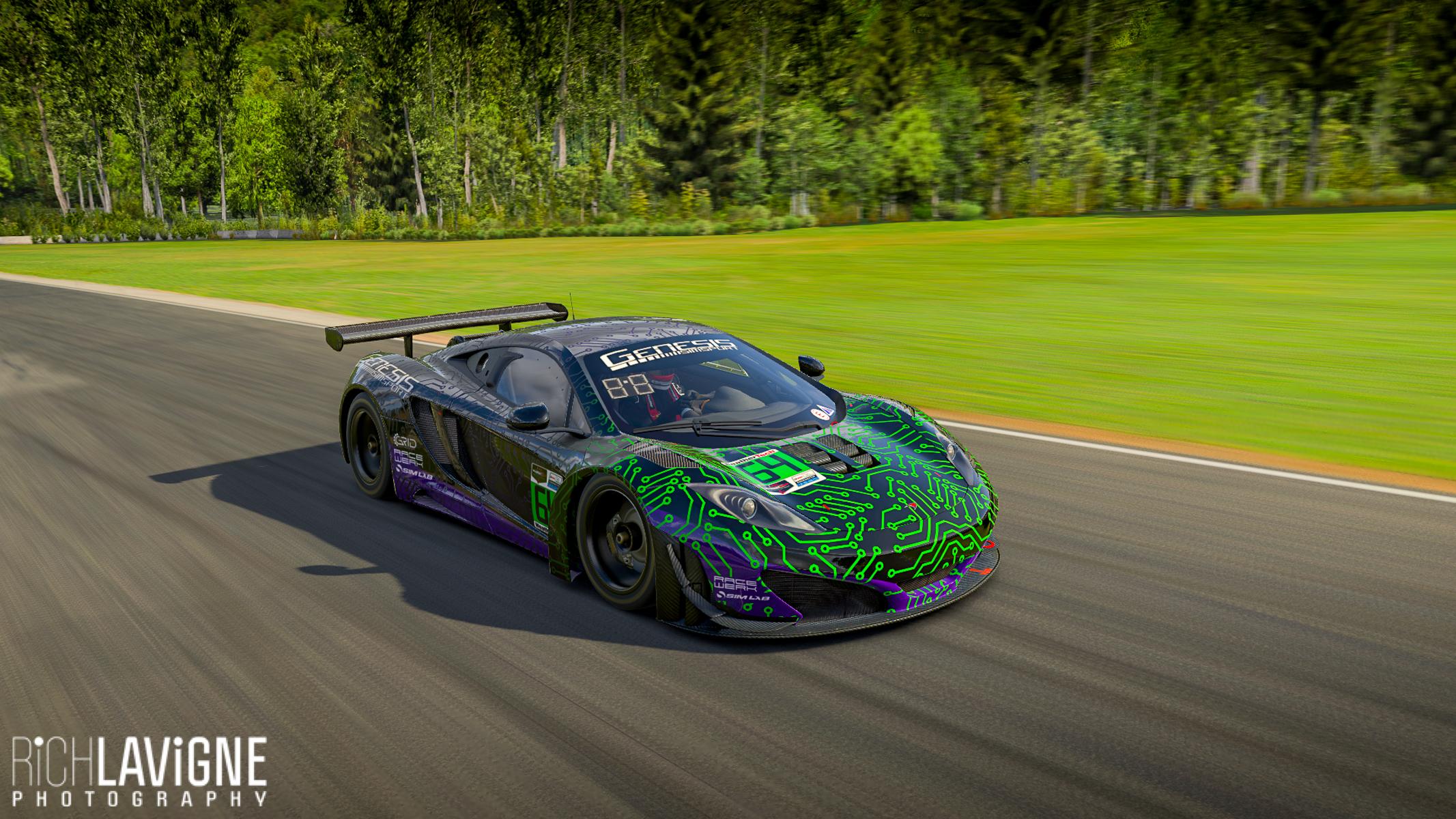 Genesis SimSport Mclaren MP4 GT3 by Richard Lavigne - Trading Paints