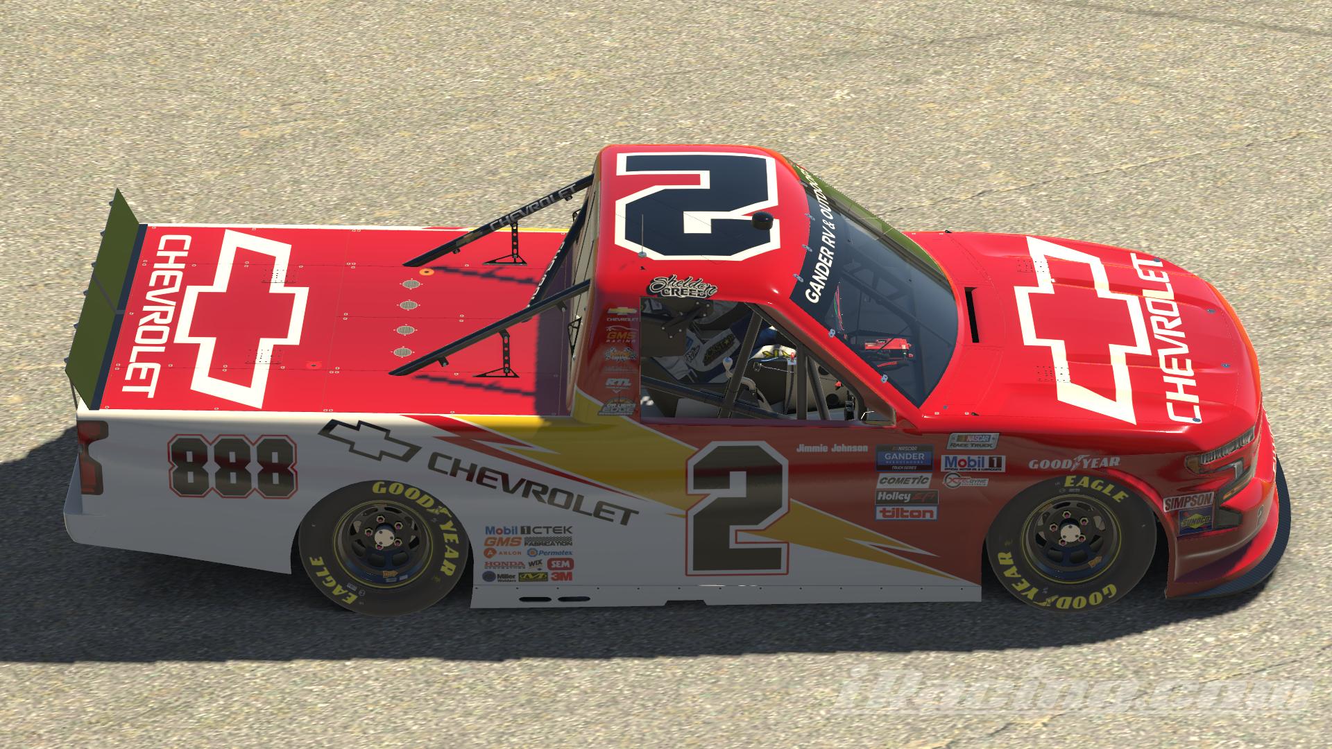 GOTS #2 Sheldon Creed Chevrolet Throwback 2020 (WithNumbers) by Udo ...