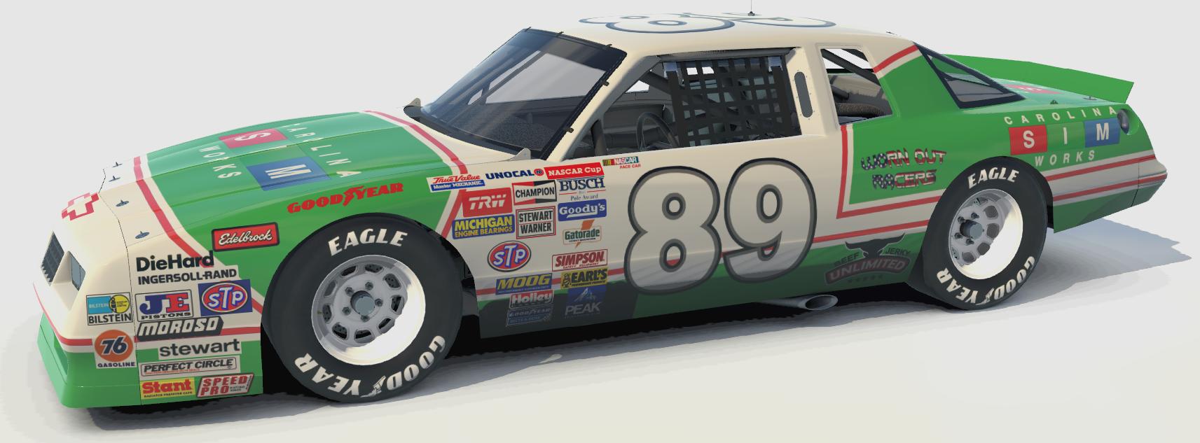 Wht-Grn Carolina Sim Works by Robert Doig - Trading Paints