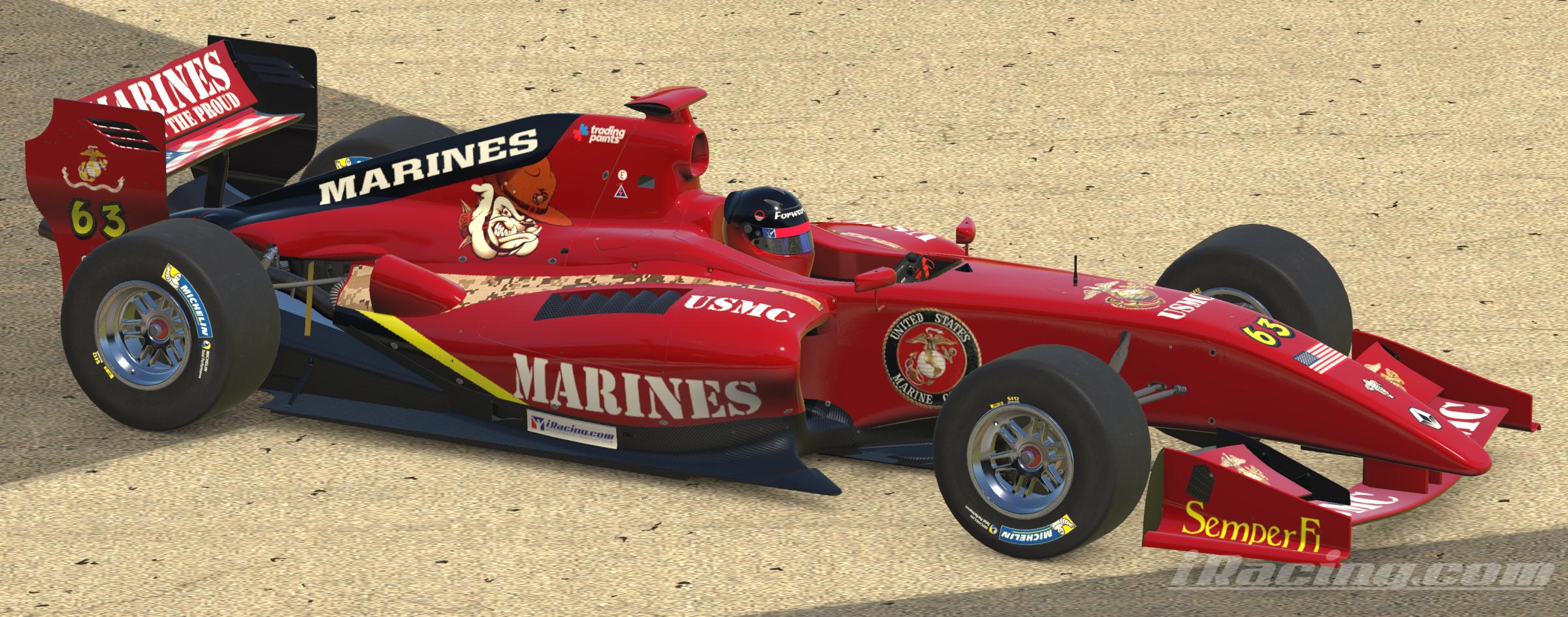 US Marines Formula 3.5 by John Rubino - Trading Paints