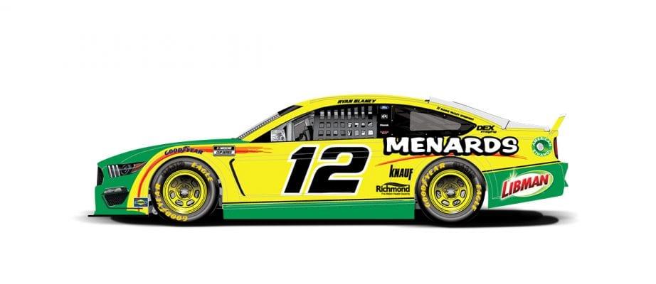 Ryan Blaney #12 Libman/Menards 2021 NASCAR Cup Series by Ryan Broderick ...
