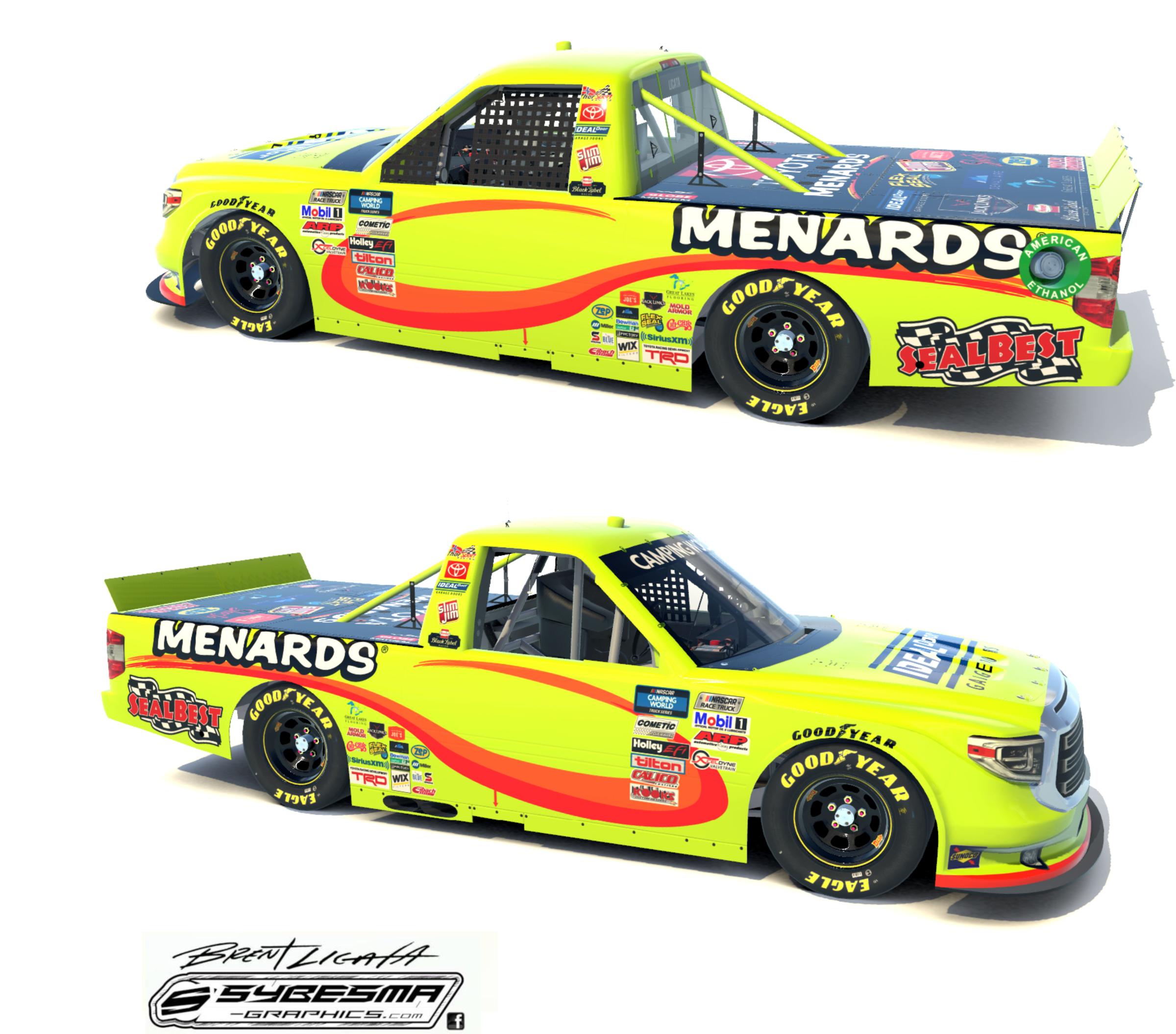 NCWTS Menards Ideal Door Matt Crafton Thorsport Racing 2021 by Brent ...