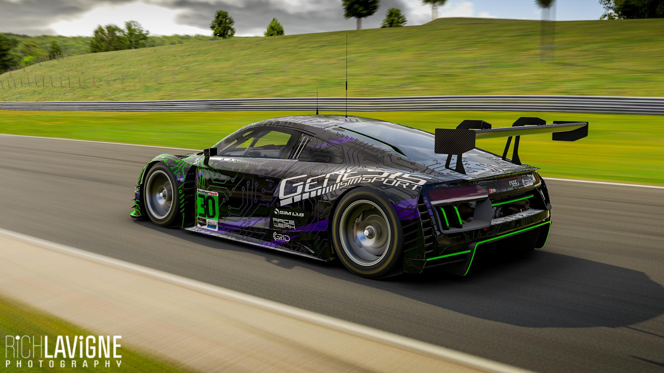 Genesis SimSport Audi R8 GT3 by Richard Lavigne - Trading Paints