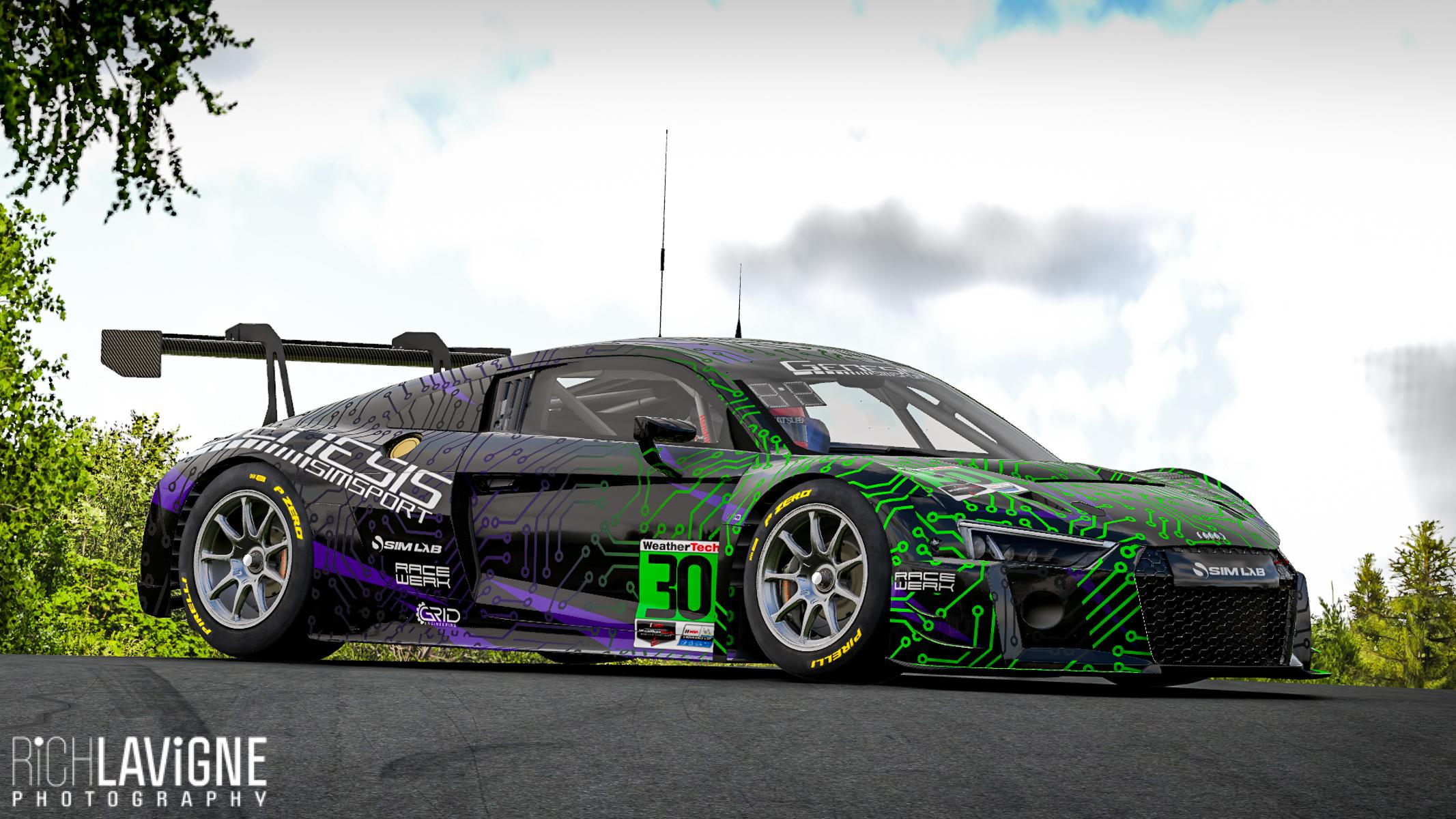 Genesis SimSport Audi R8 GT3 by Richard Lavigne - Trading Paints
