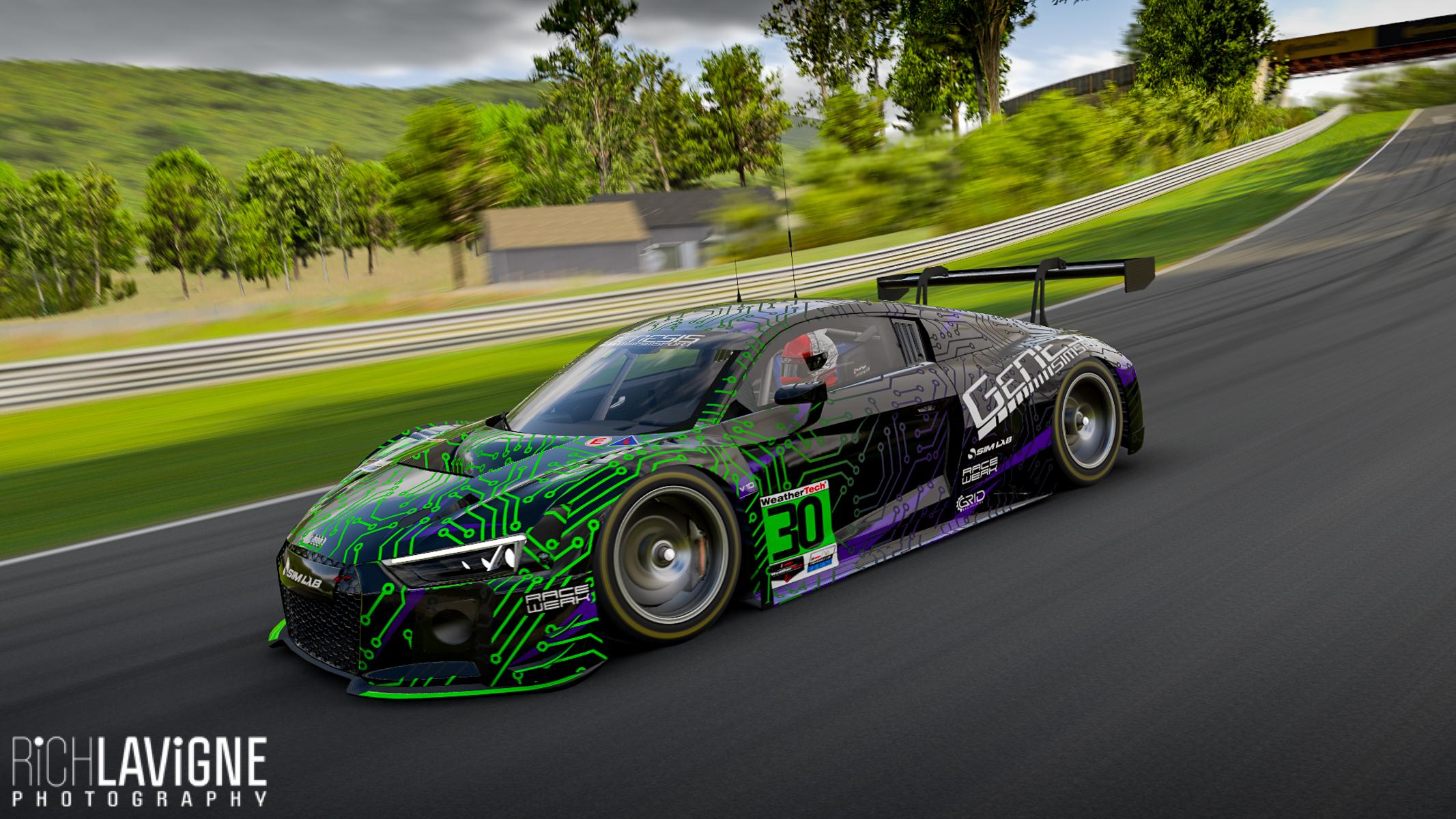Genesis SimSport Audi R8 GT3 by Richard Lavigne - Trading Paints