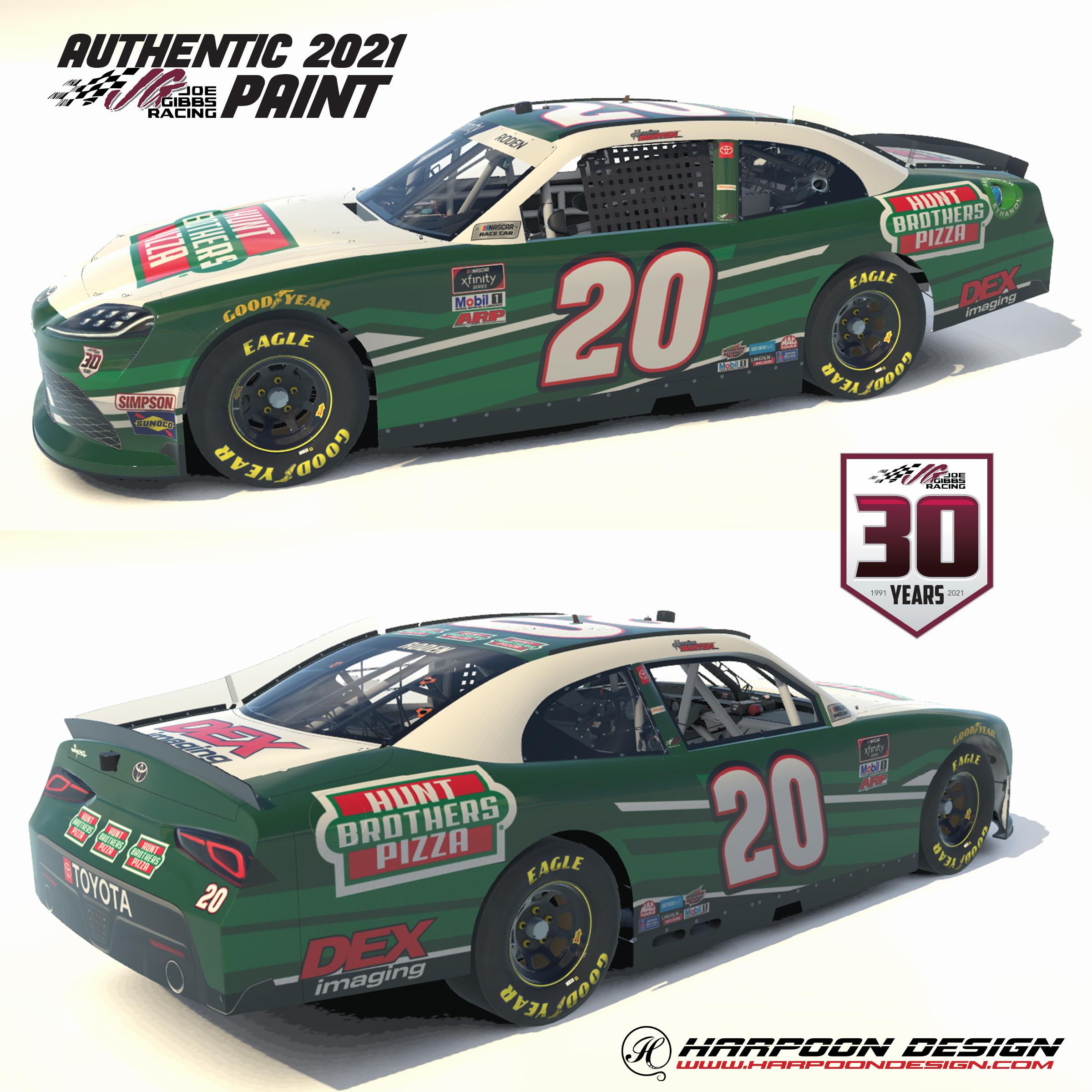 2021 Harrison Burton Hunt Brothers Pizza Supra by Brantley Roden ...