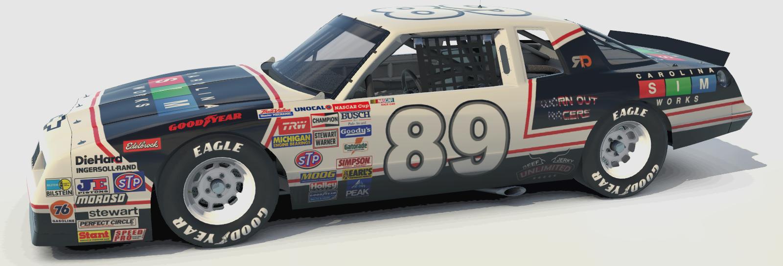 Wht-Blk Carolina Sim Works by Robert Doig - Trading Paints