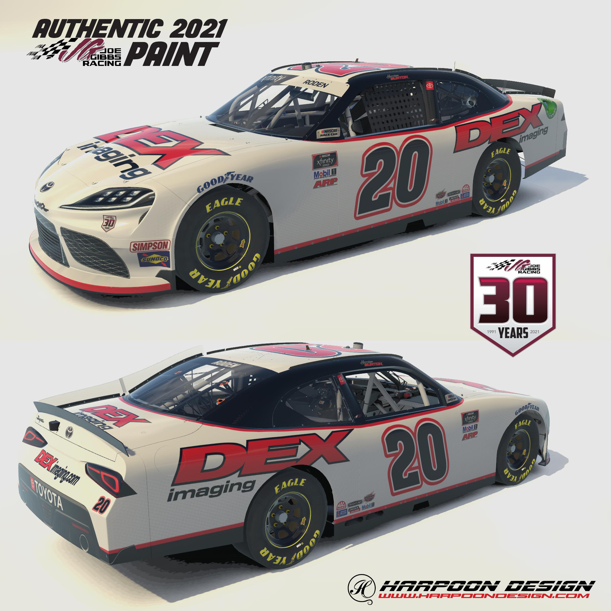2021 Harrison Burton Dex Supra by Brantley Roden - Trading Paints