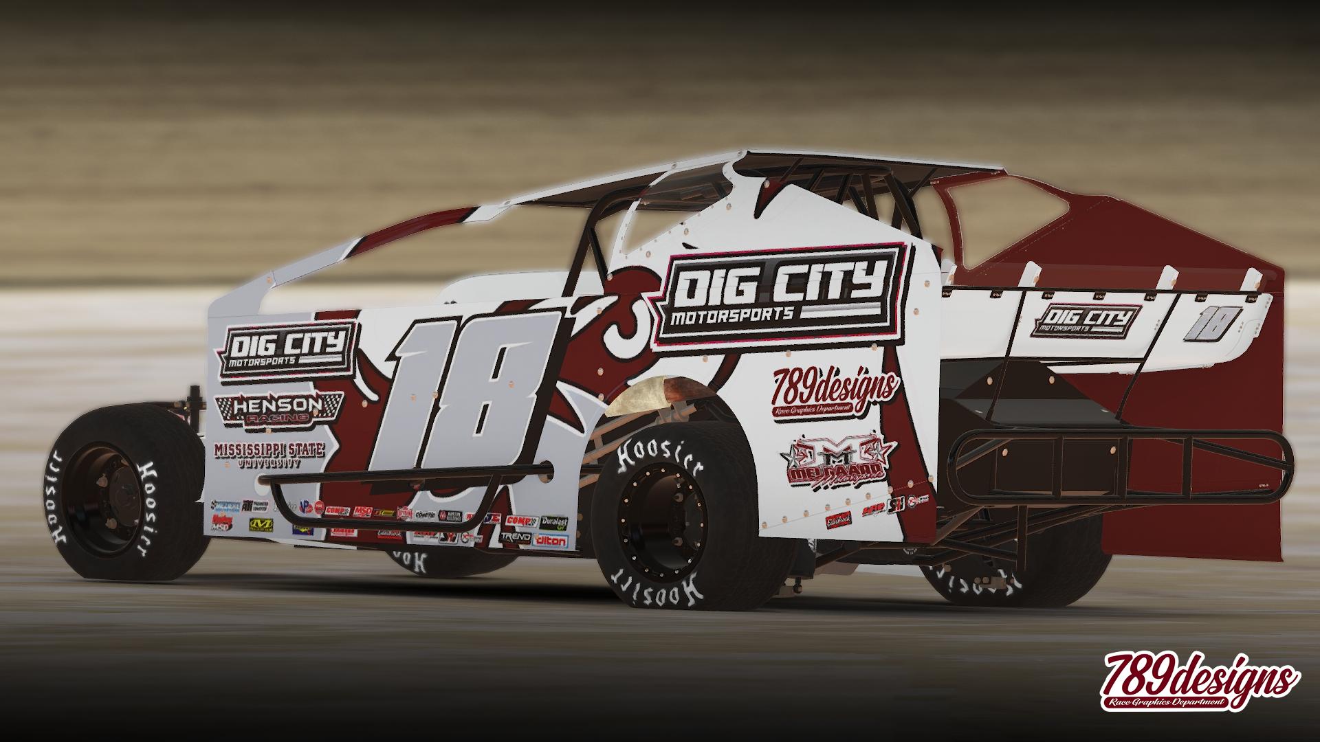 Justin Henson Big Block Modified by Garrett Marshall - Trading Paints