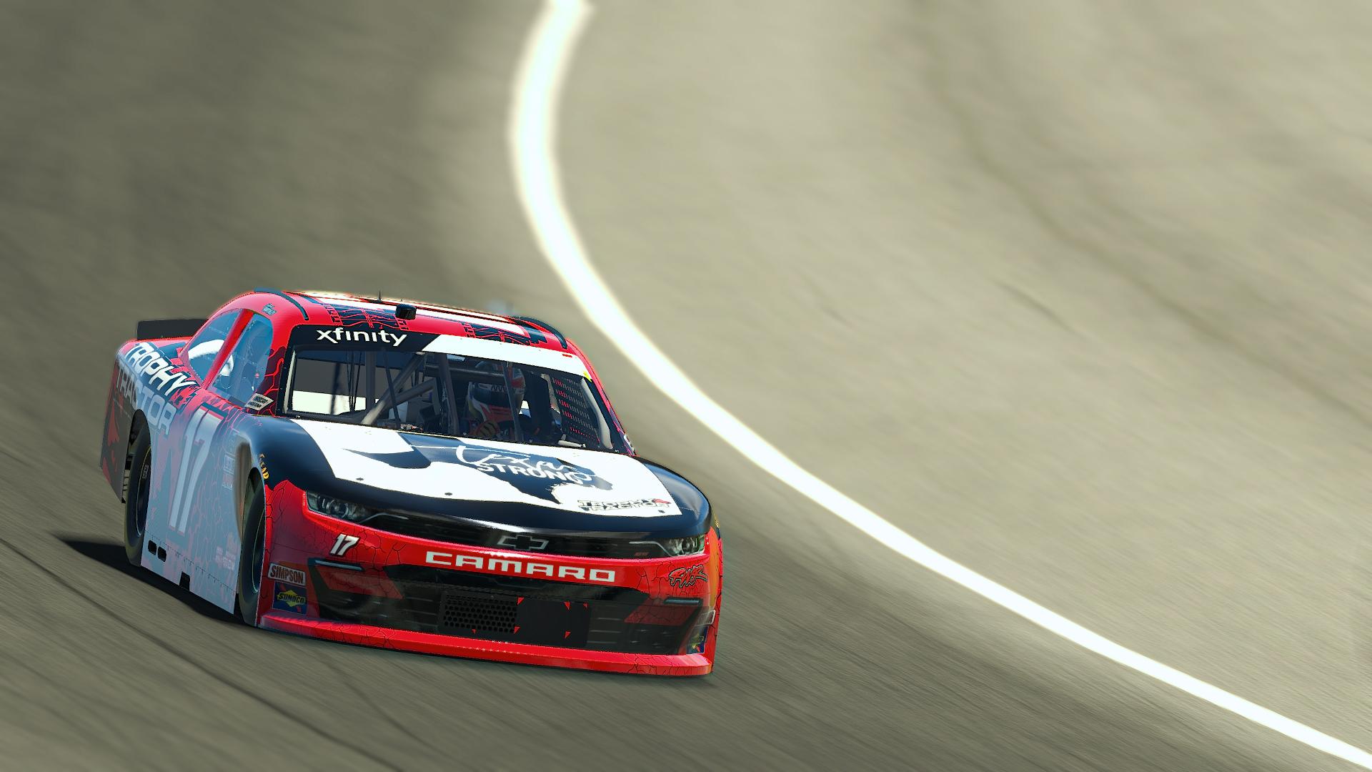 Garrett Smithley Texas Strong Xfinity Trophy Tractor Camaro NO NUMBER ...