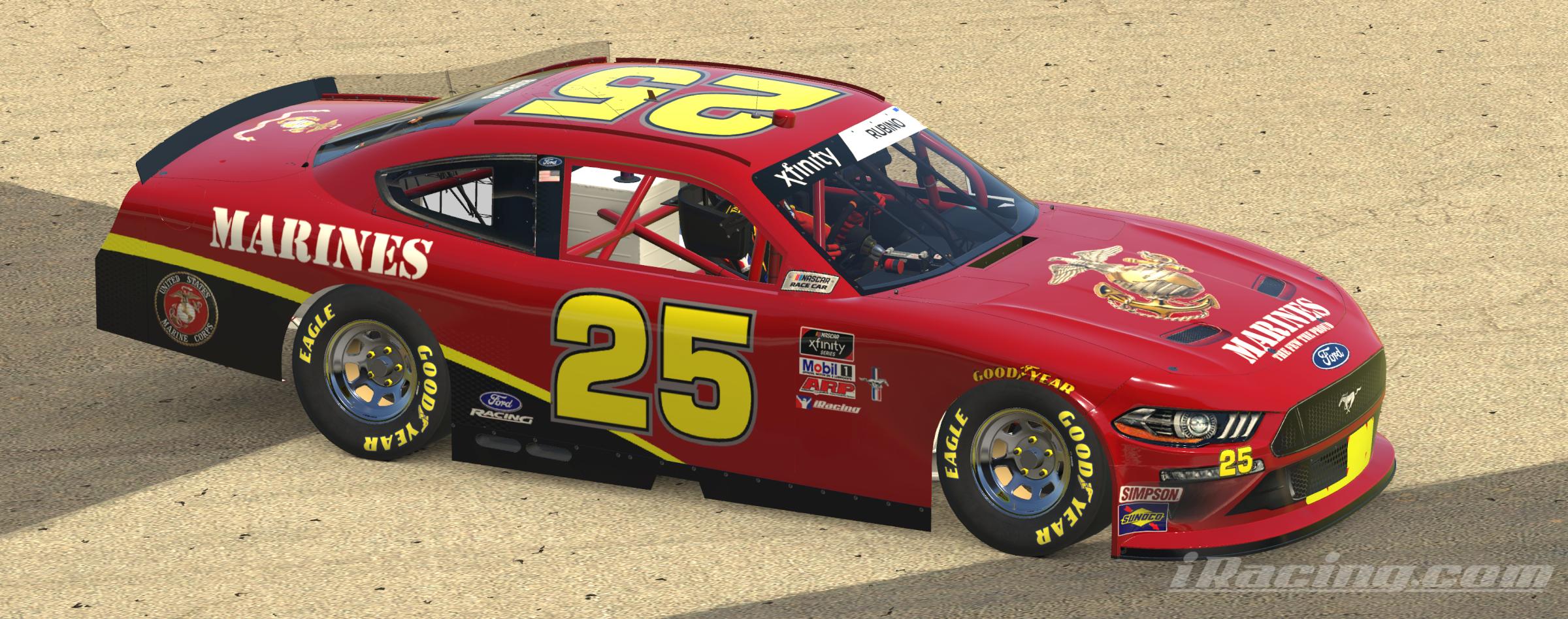 US Marines Mustang by John Rubino - Trading Paints