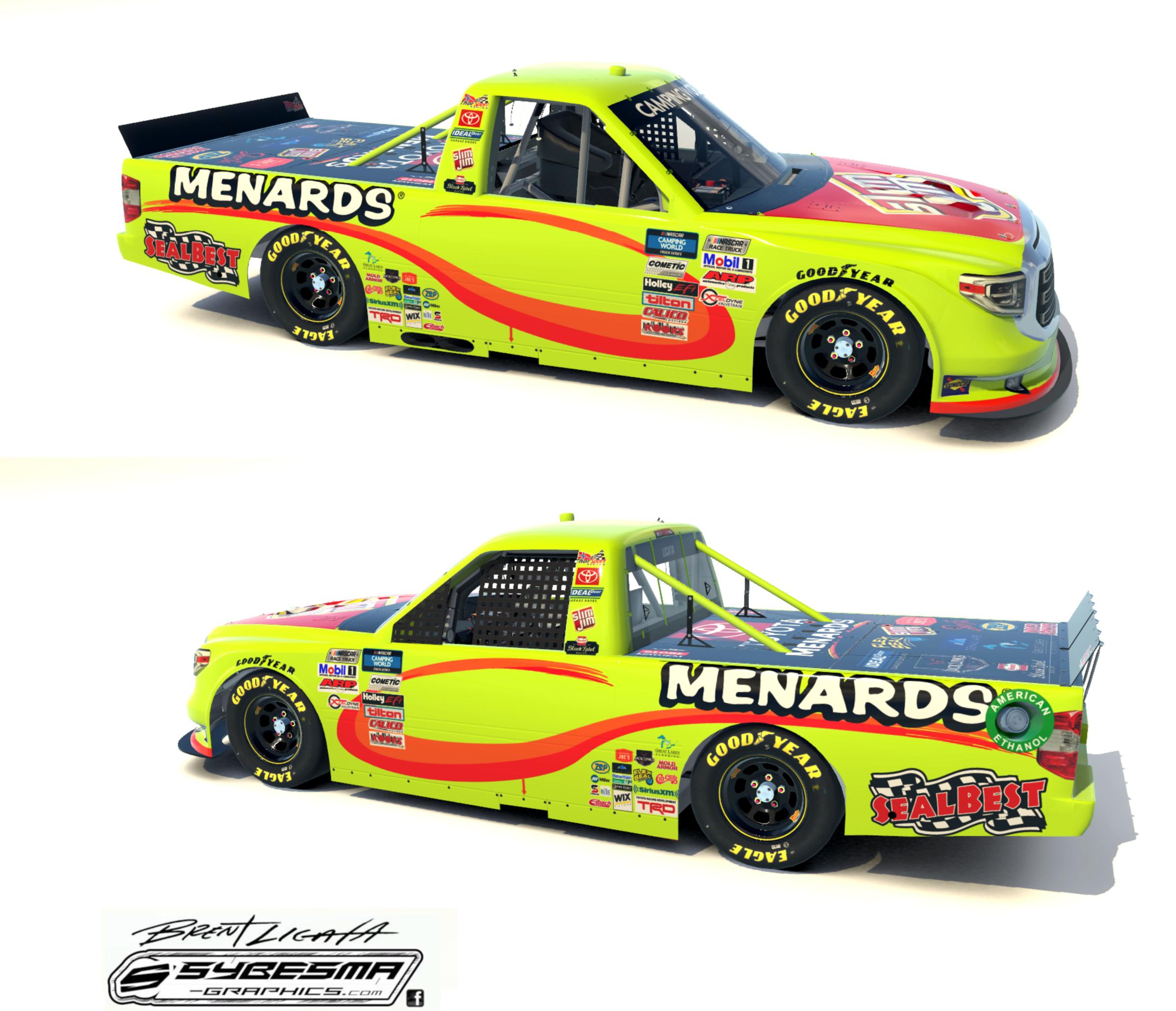 NCWTS Menards SlimJim Matt Crafton Thorsport Racing 2021 by Brent ...