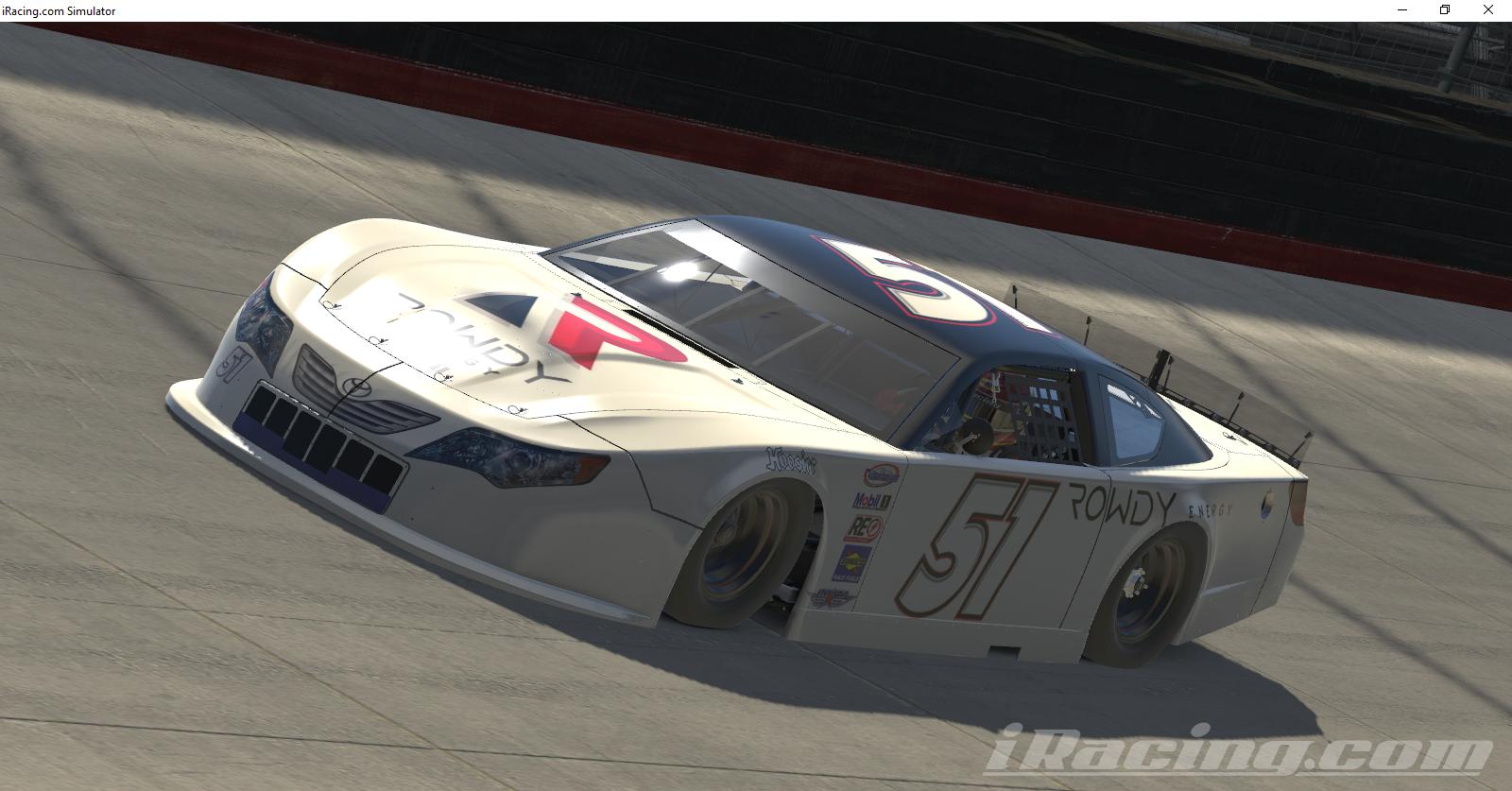 Rowdy Super Late Model (Custom Number) by Bryce Hoffman - Trading Paints