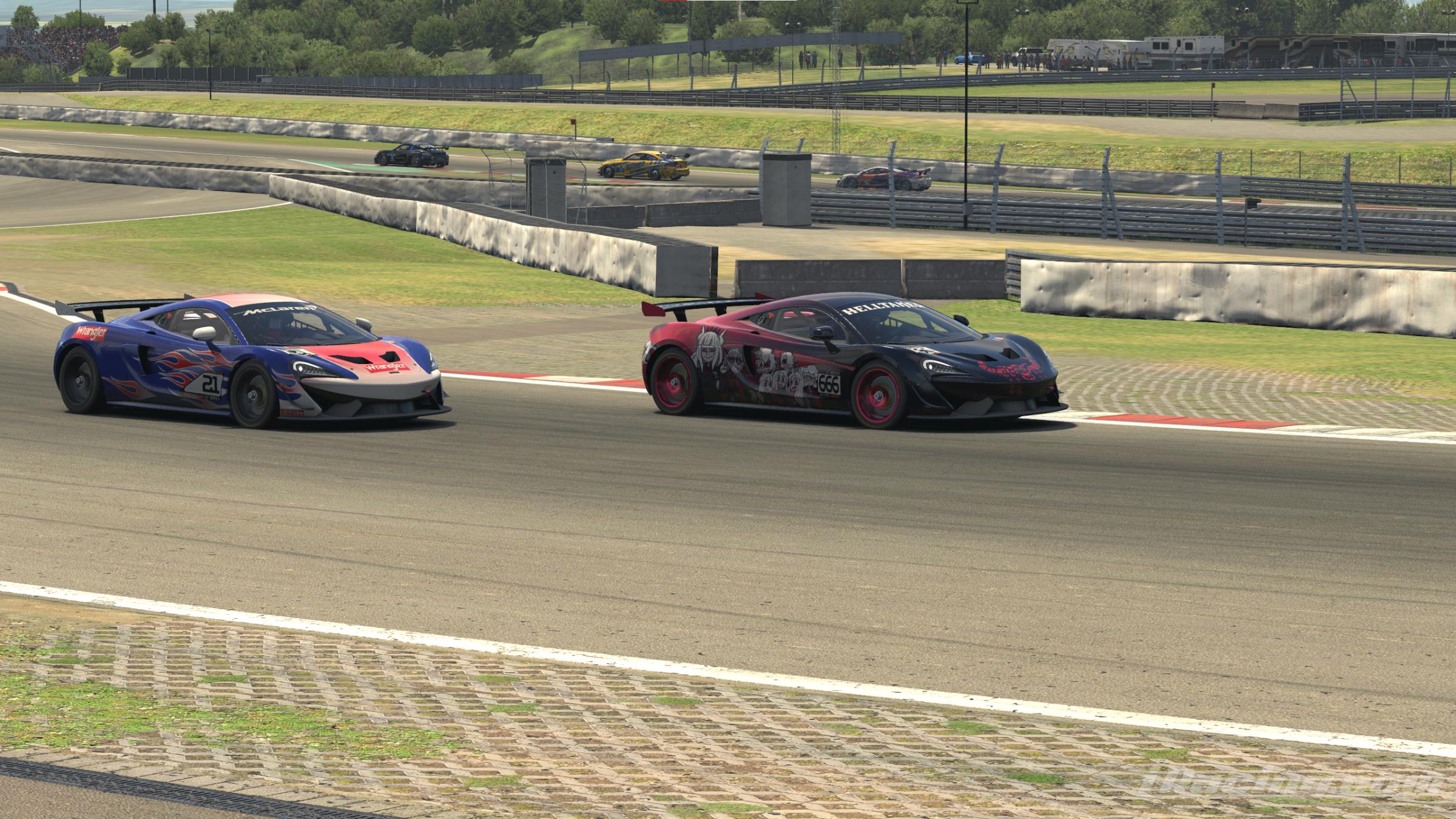 Mclaren 570S GT4 Helltaker Livery by Tiernan Kelly - Trading Paints