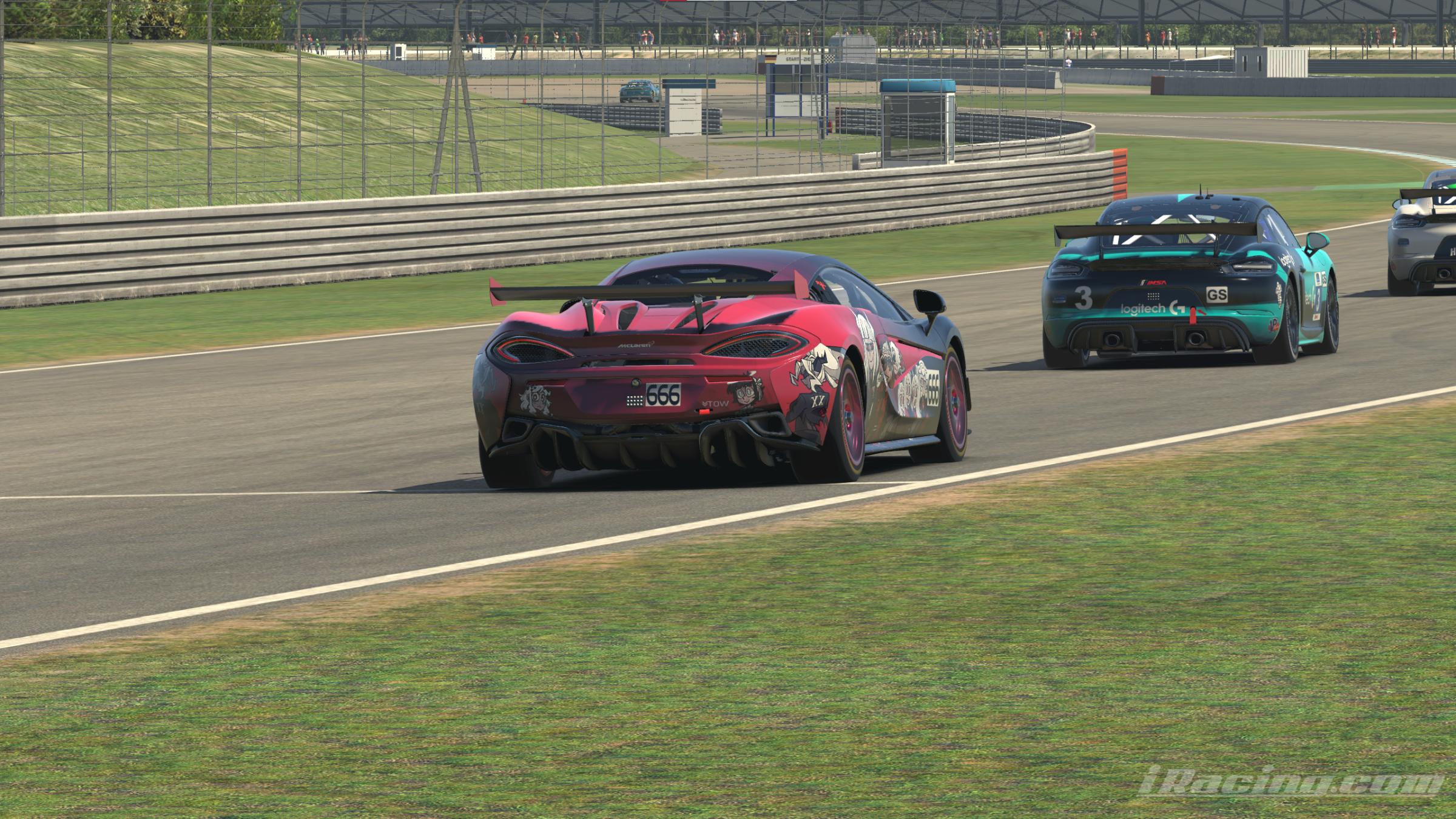 Mclaren 570S GT4 Helltaker Livery by Tiernan Kelly - Trading Paints