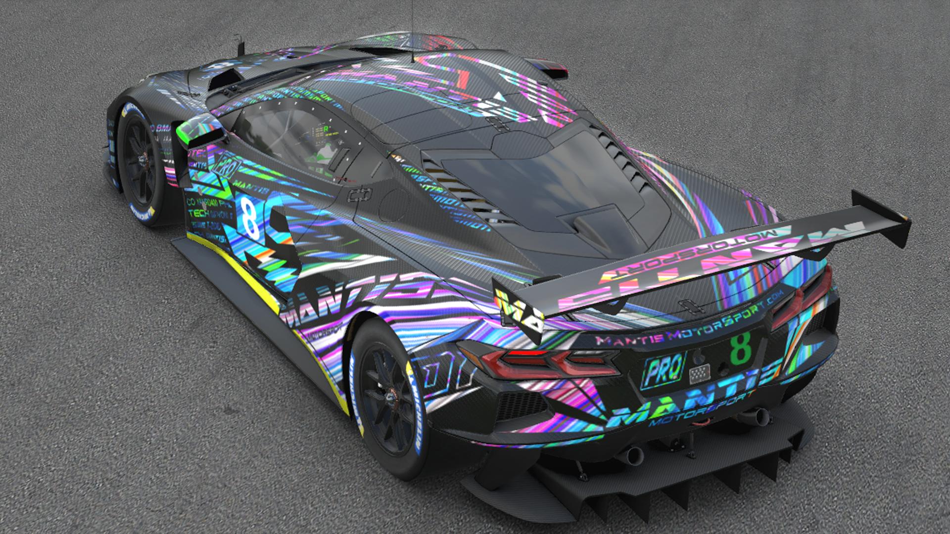 Chevrolet Corvette C8R GTE PSYCHO CARBON by Kirk S. - Trading Paints